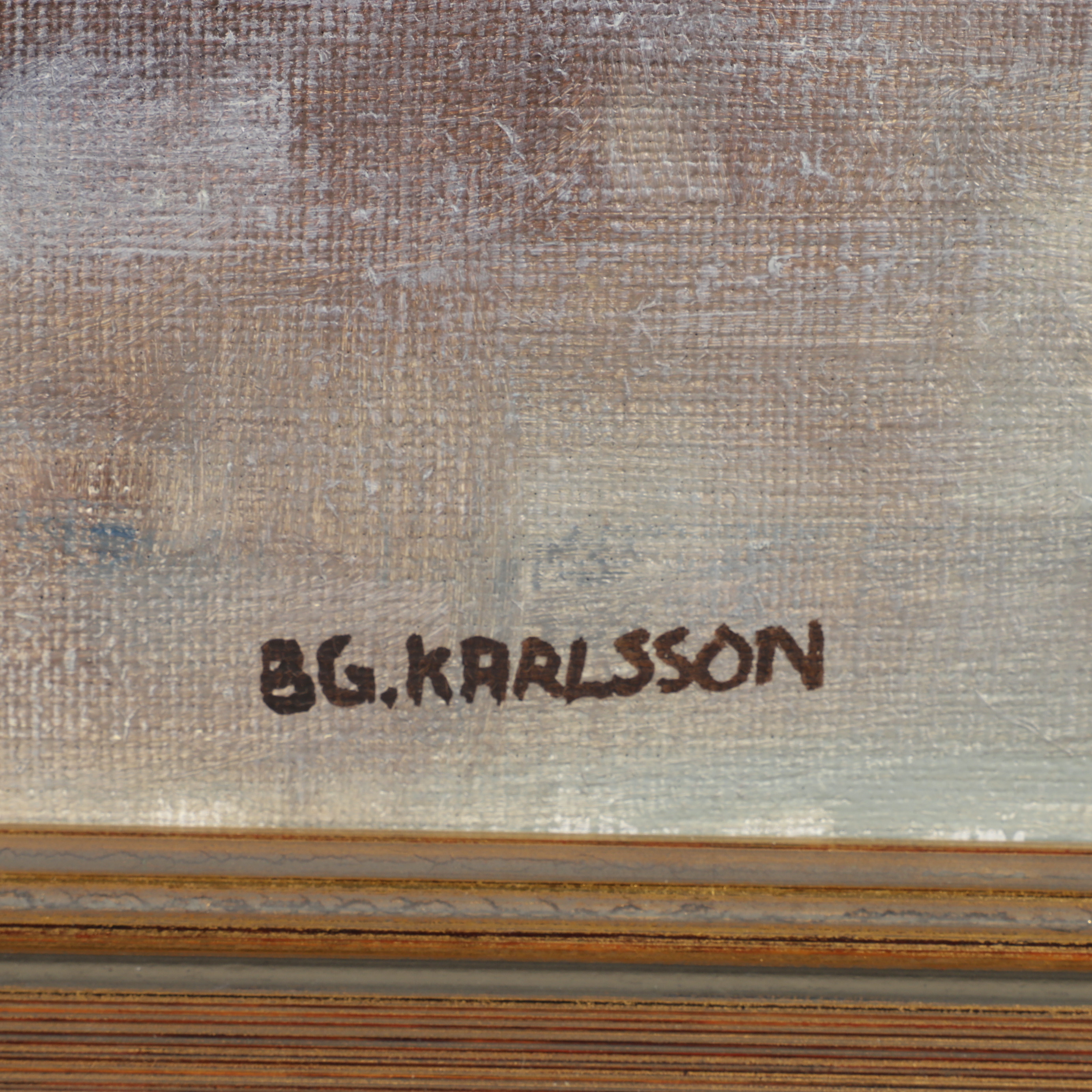 Images for 1627551. BENGT GÖRAN KARLSSON. Figures in landscape, oil on ...