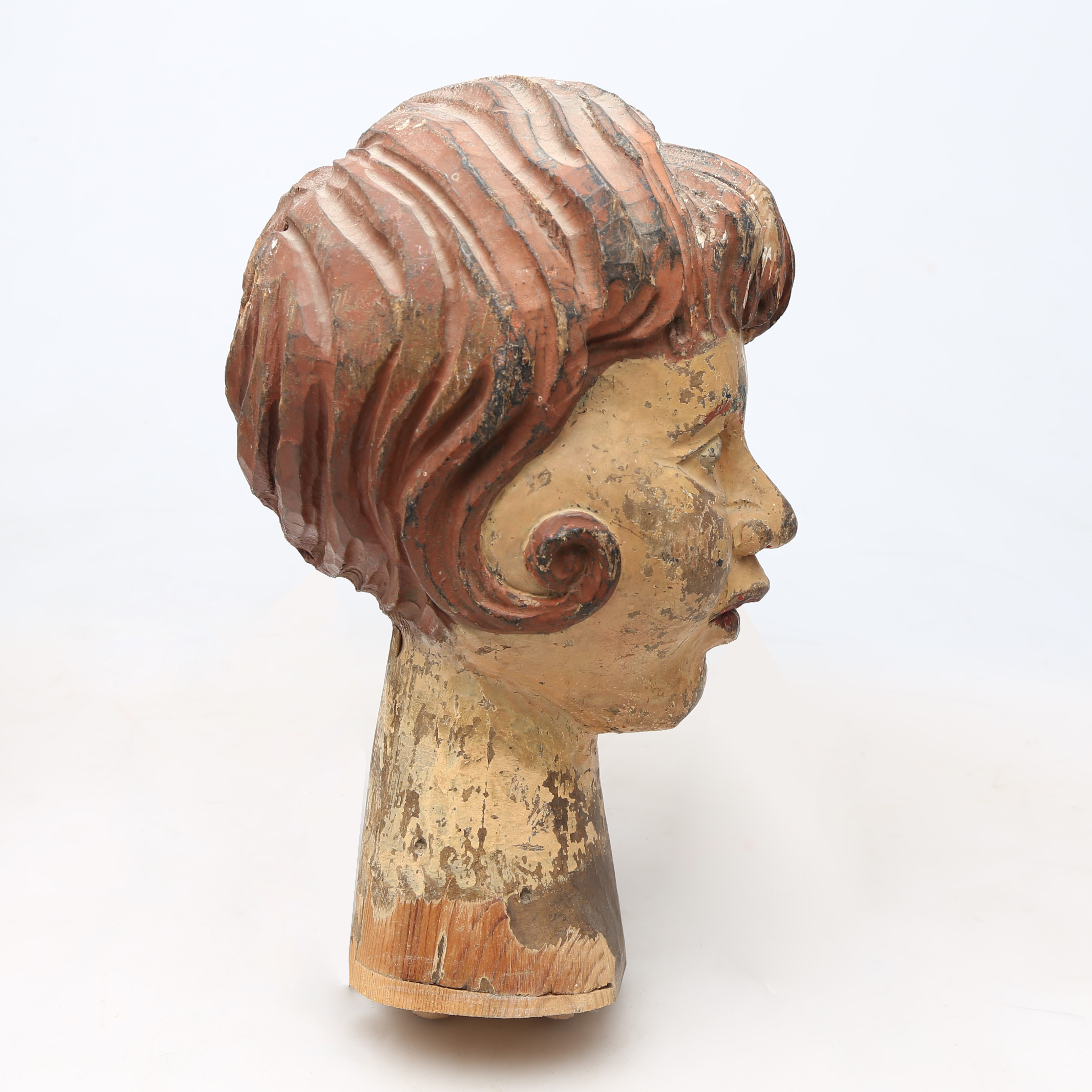 Images for 1630875. English figurehead in the shape of a female head in ...