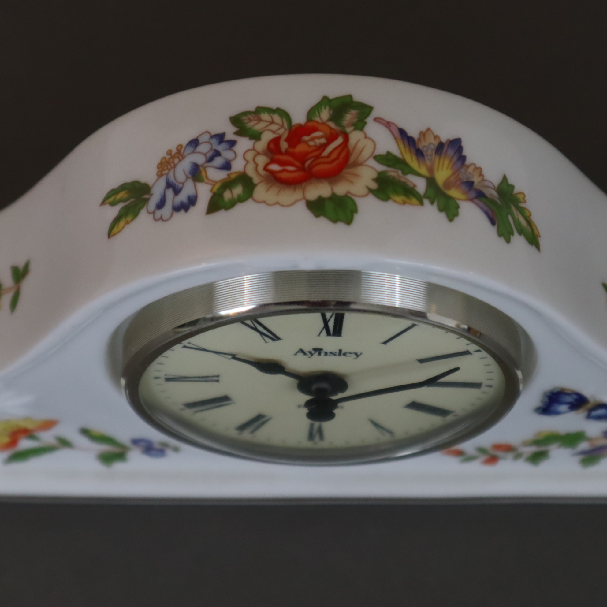 Images for 1634145. Aynsley Porcelain Napoleon Clock "Cottage Garden ...
