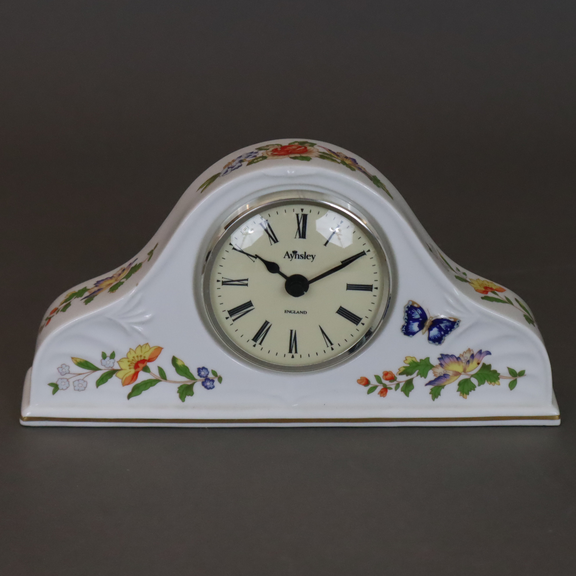 Images for 1634145. Aynsley Porcelain Napoleon Clock "Cottage Garden ...