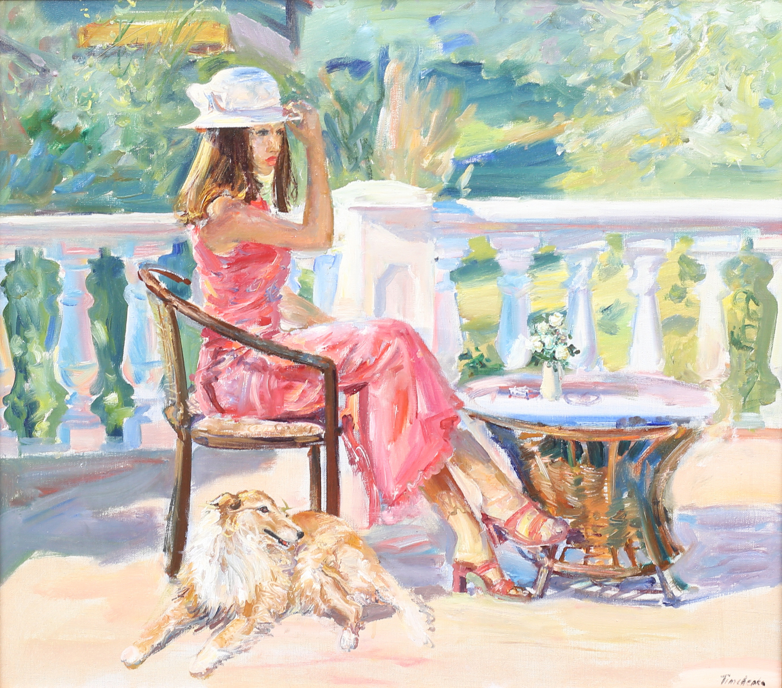 Images for 1634652. ALEXEY TIMCHENKO (RYSSLAND, FÖDD1973). Seated woman ...