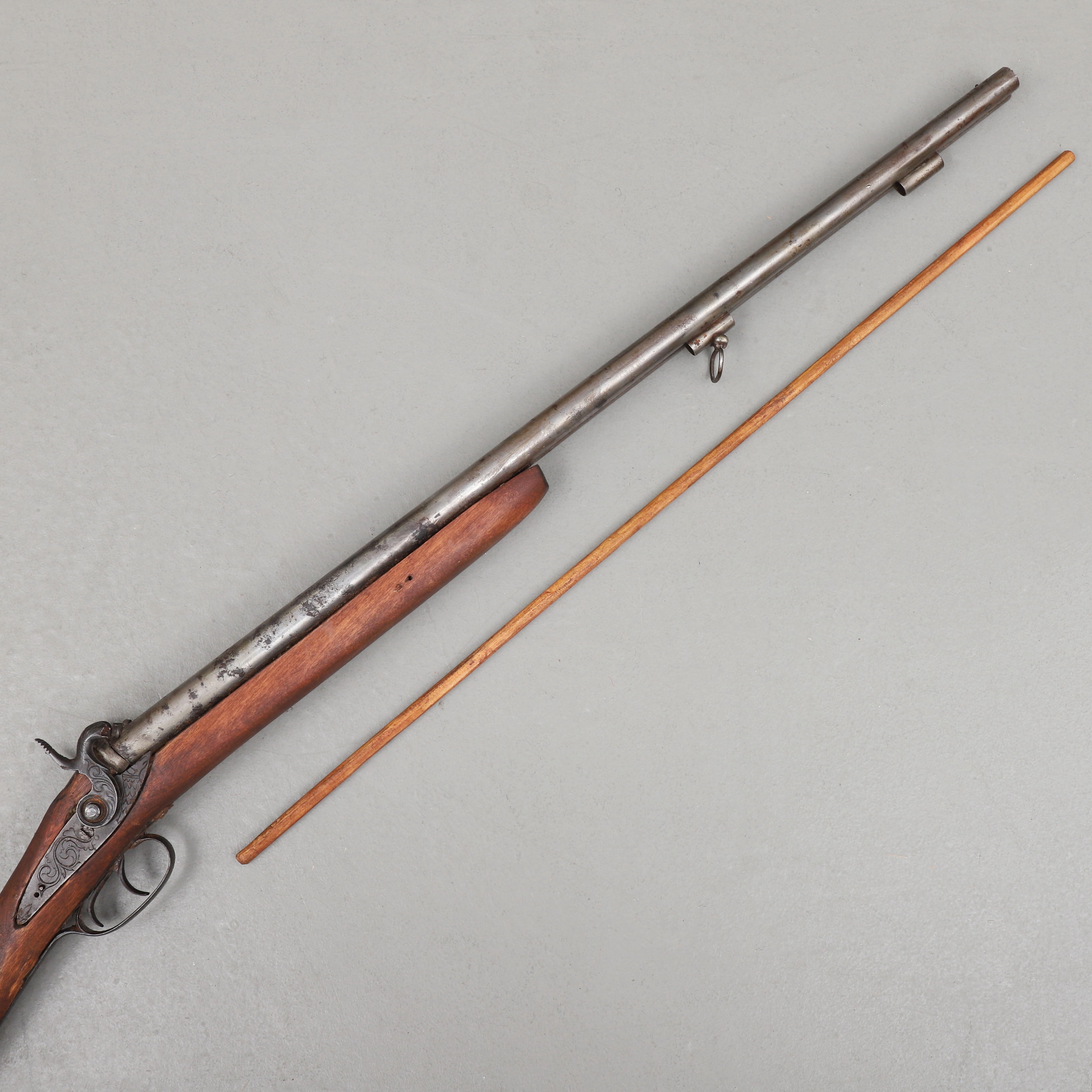 Images for 1635869. Reciprocating RIFLE, double barrel, 1800 ceiling ...