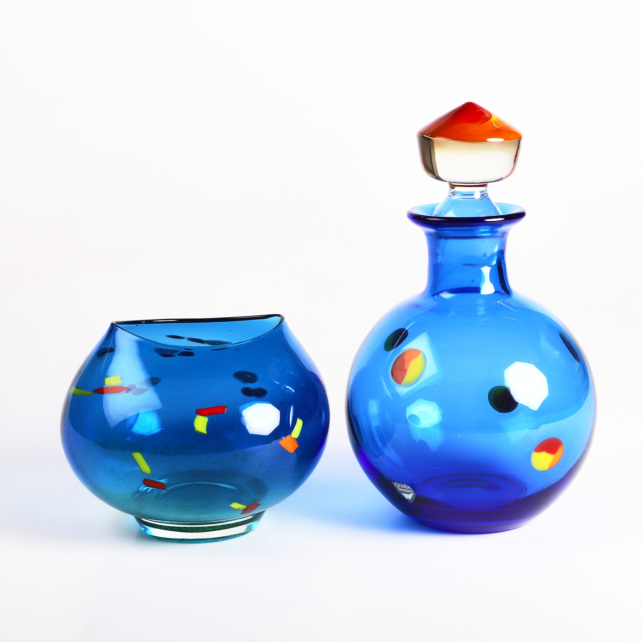 Bilder för 1656170. KARAFF OCH SKÅL, glas,Richard Rackham, Eldoluft ...