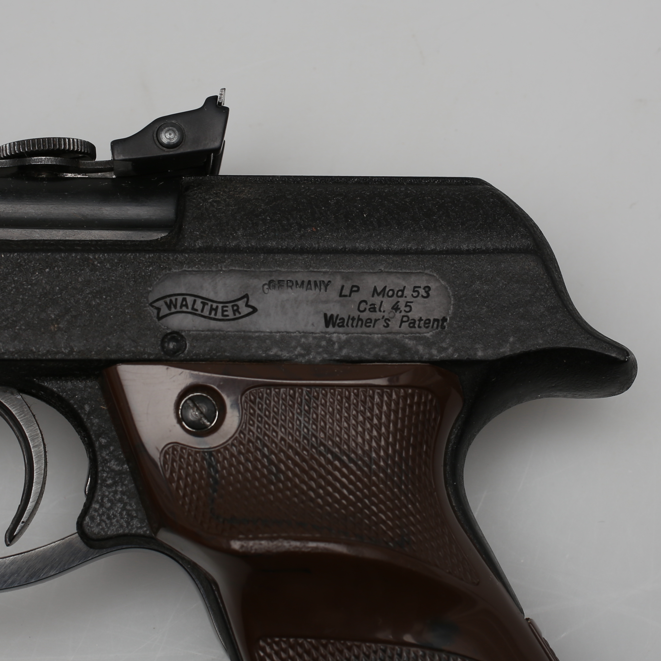 Images for 166353. AIR PISTOL, Walther, LP53 with barrel weight ...