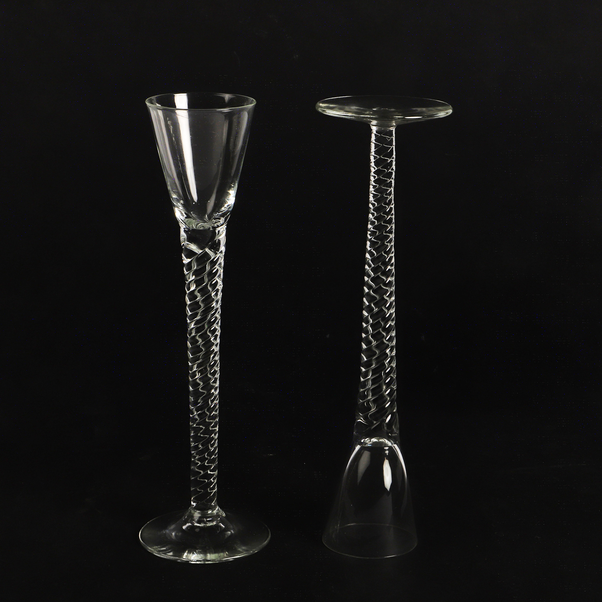 Images for 1667394. SNAP GLASS, 10 pieces, twisted glass, 20th century ...