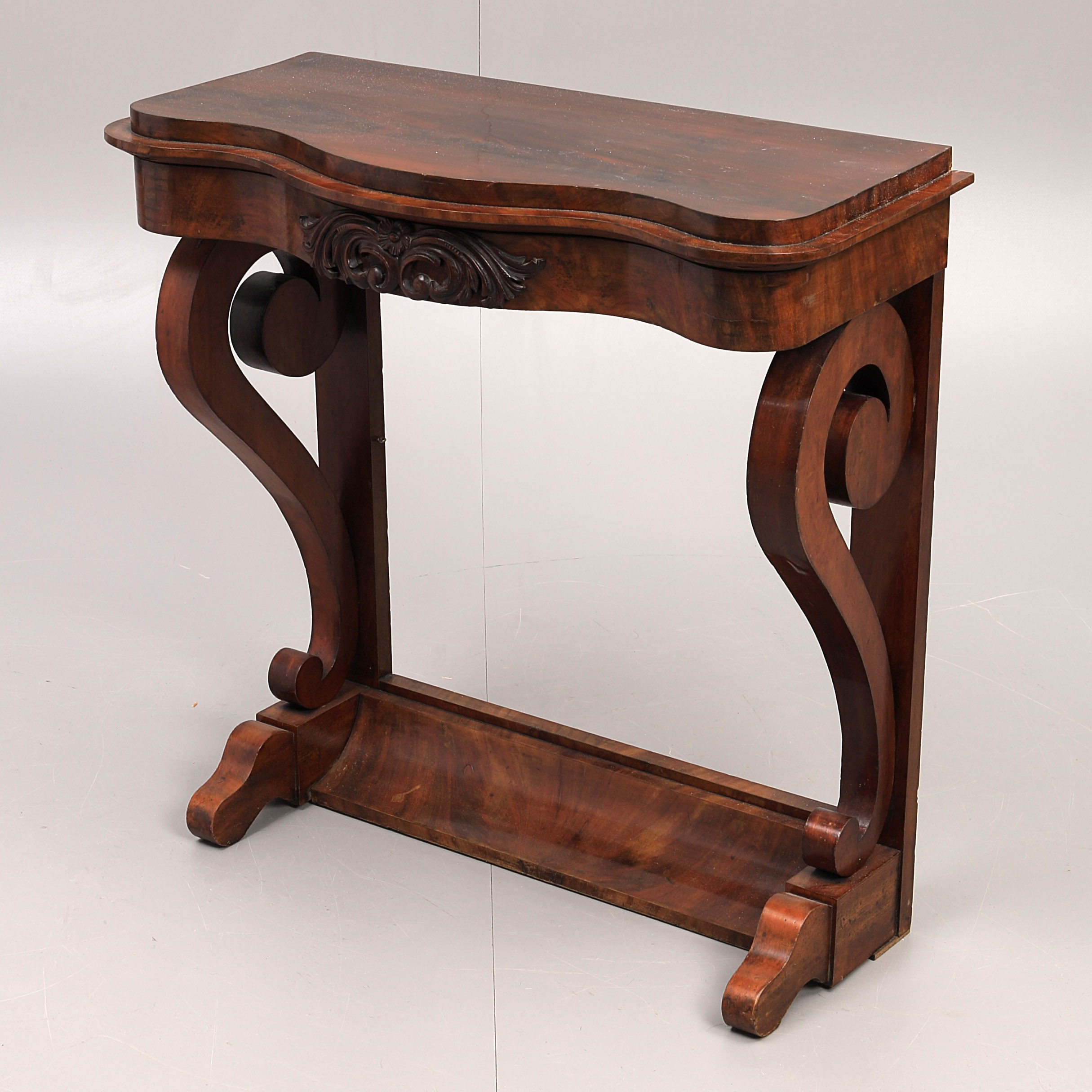 Images for 1677177. MIRROR, with CONSOLE TABLE, late empire, mahogany ...