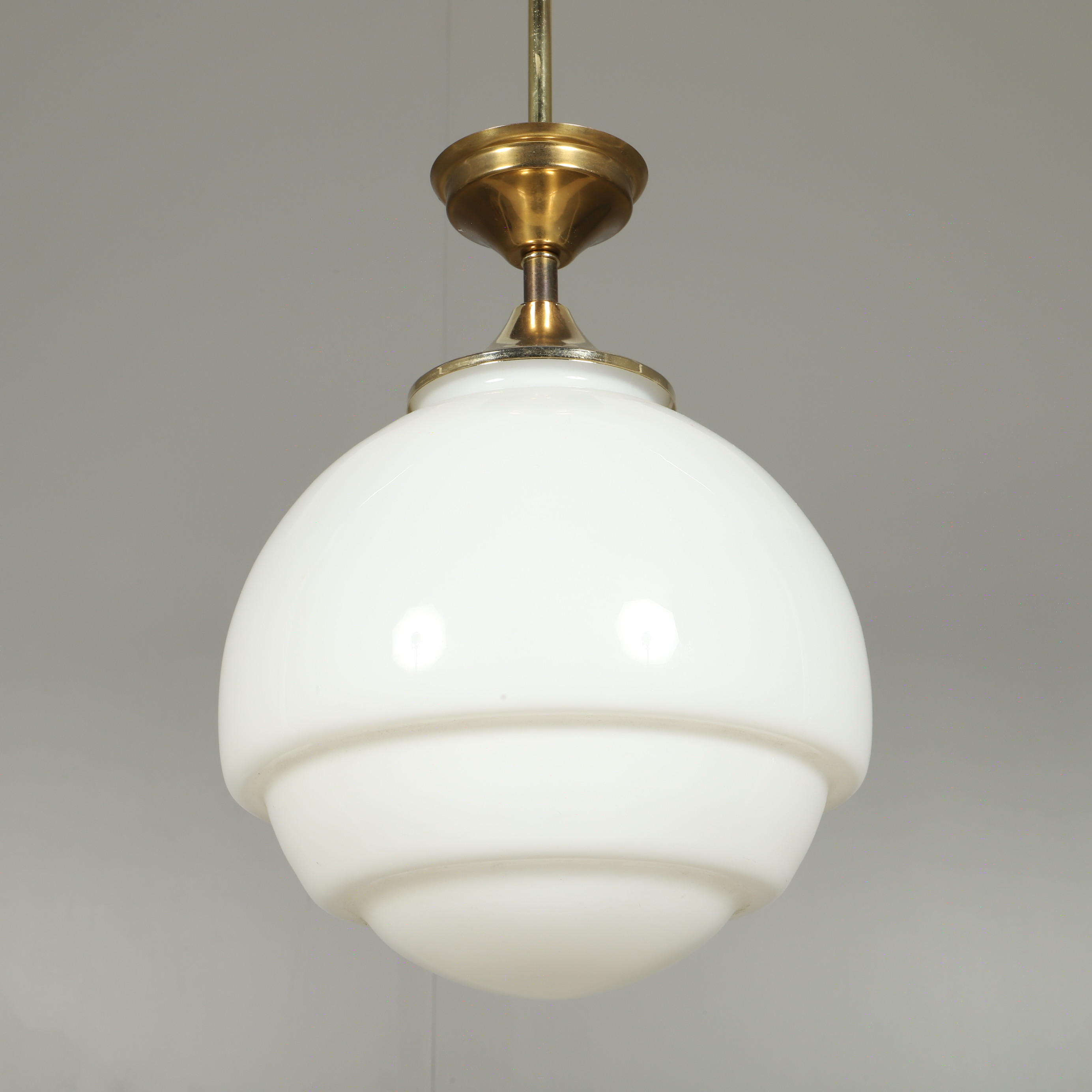 Images for 1689502. CEILING LAMP, glass and metal, art deco style, 1900 ...