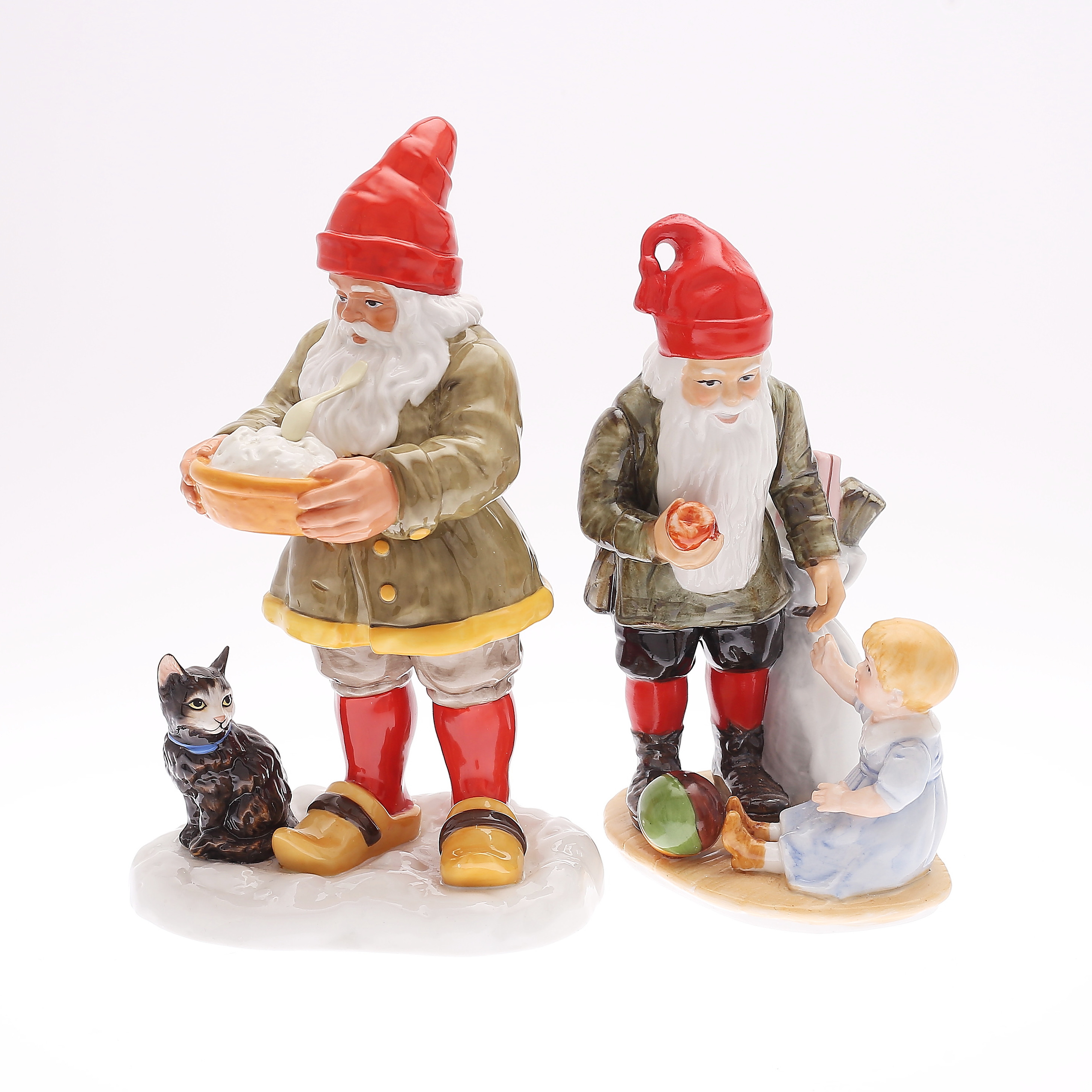 TOMTAR, 2 st, Jenny Nyström, Kalmar Läns Museum. Keramik & Porslin ...