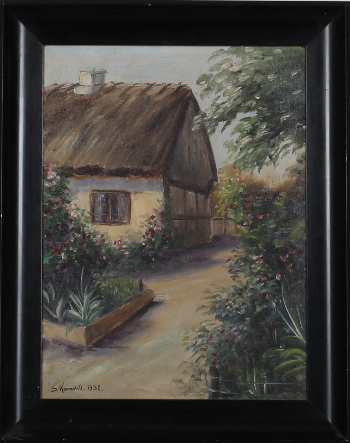 Images for 169334. S KANDELL. Skånegård. Oil on canvas. Signed S ...