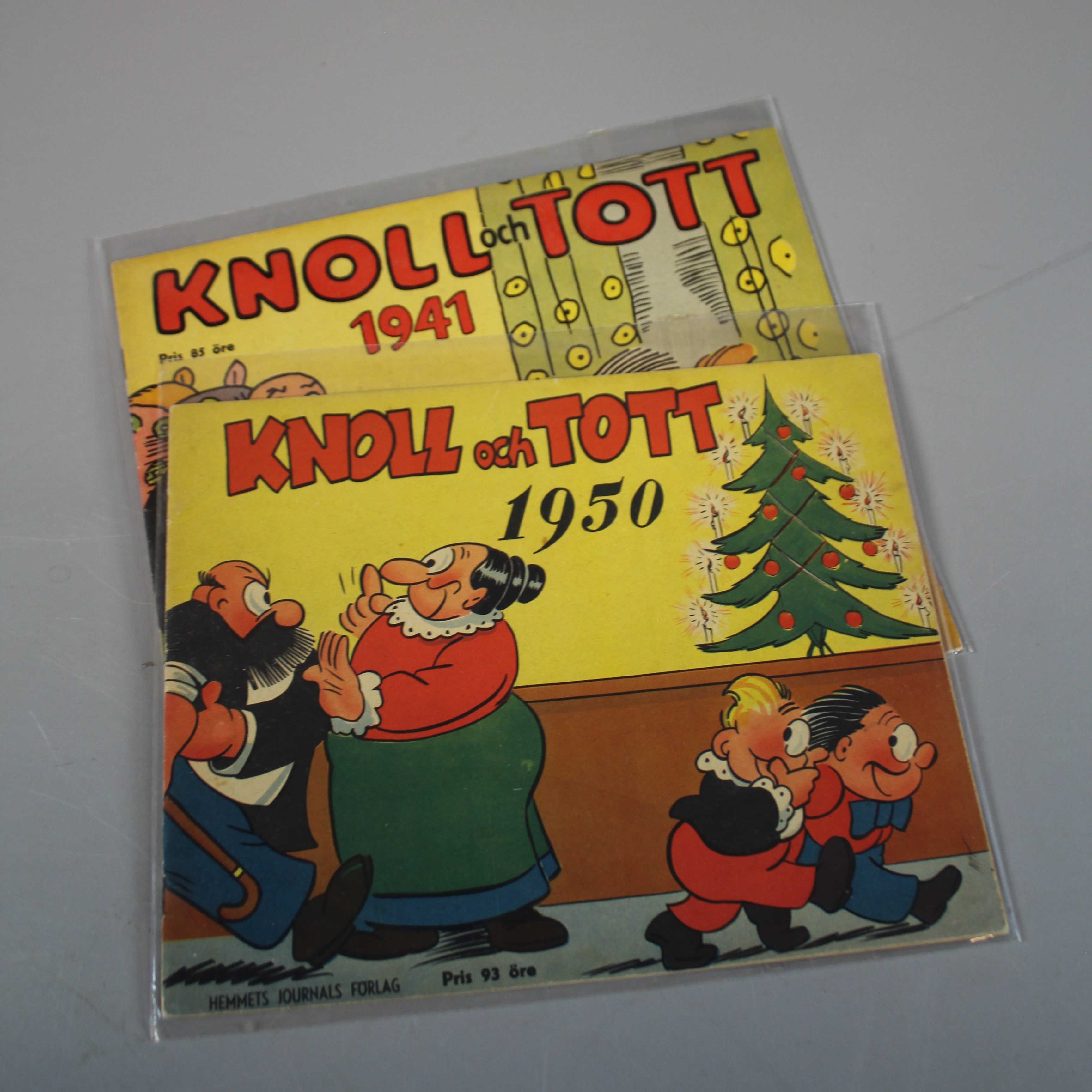 SERIETIDNINGAR Knoll och Tott 1941 och 1950. | Barnebys