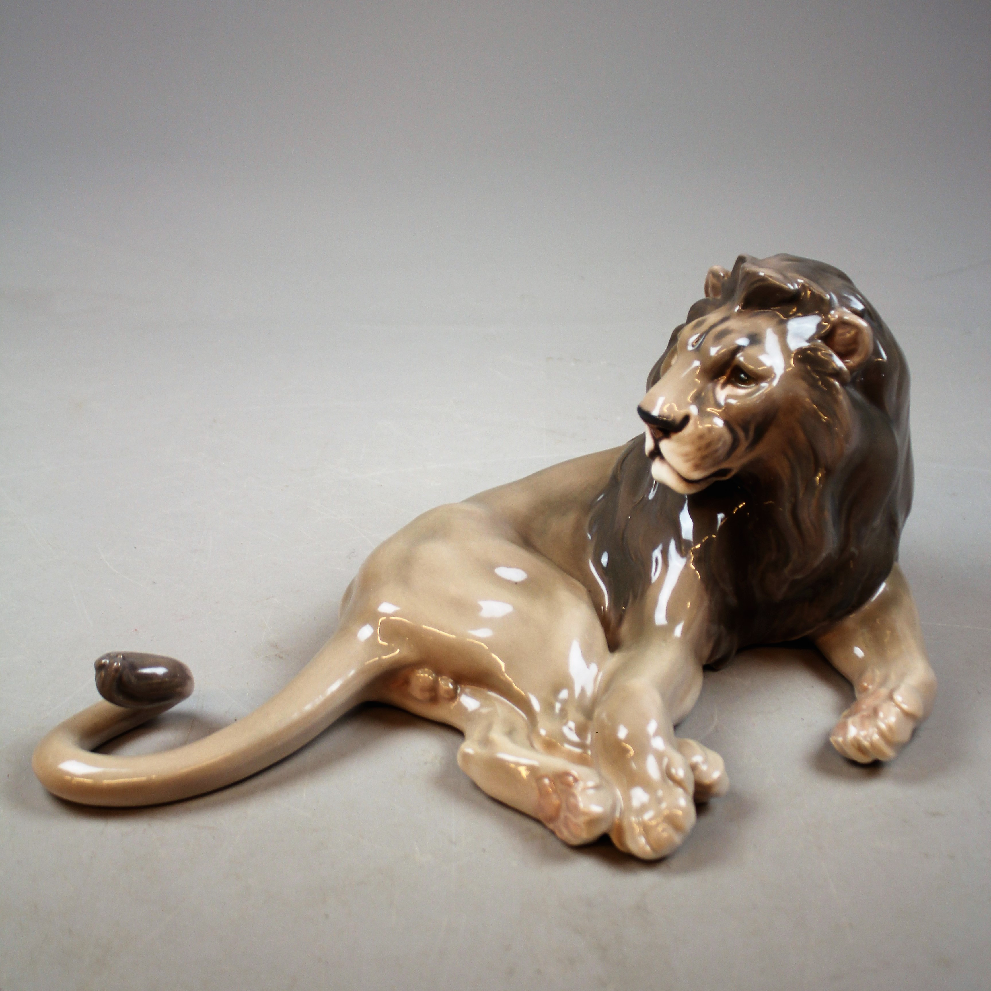 Images for 1701013. FIGURE porcelain Lion male Dahl Jensen Copenhagen ...
