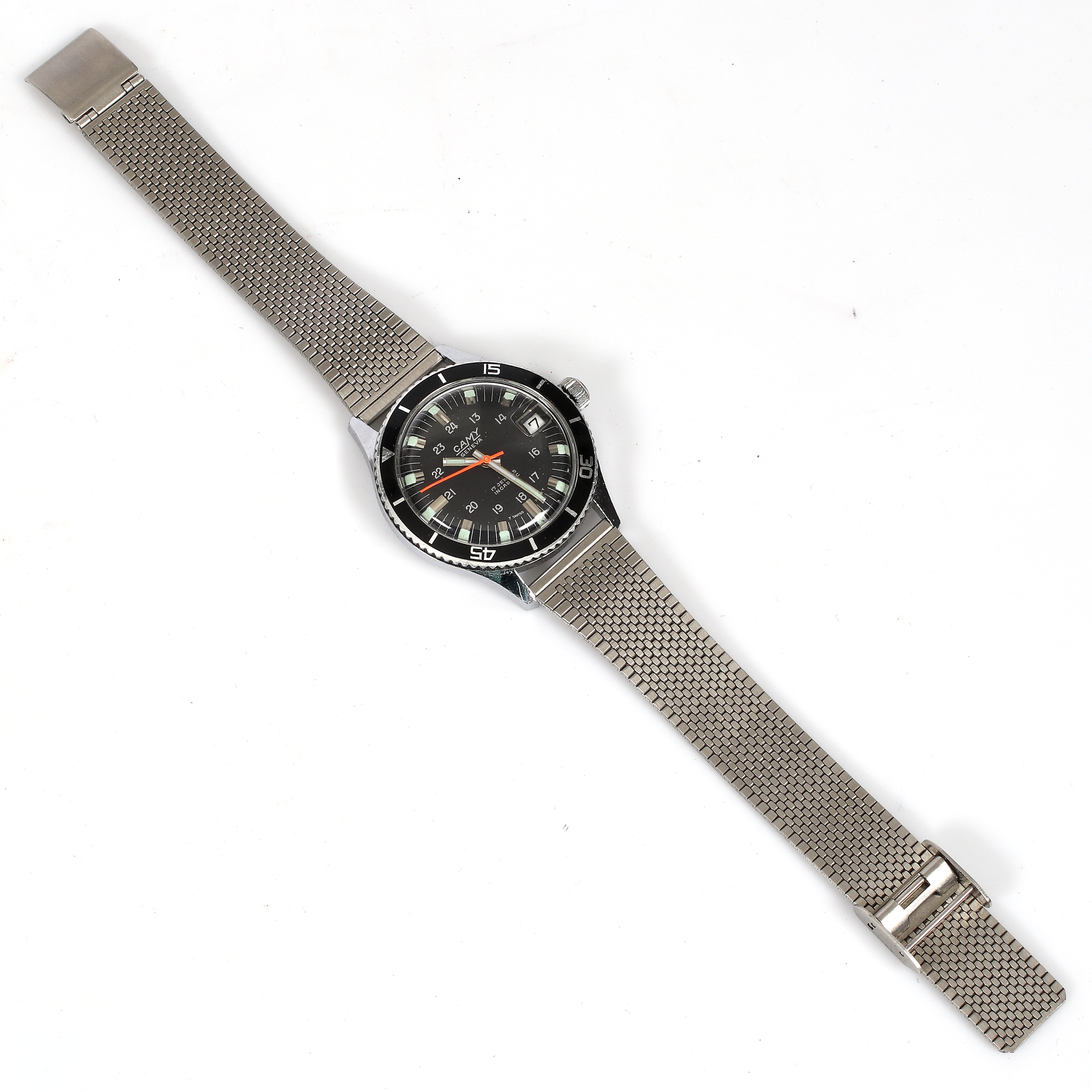 1705327. RANNEKELLO, teräs, manuaali, Camy Geneva Diver malli. 1960 ...