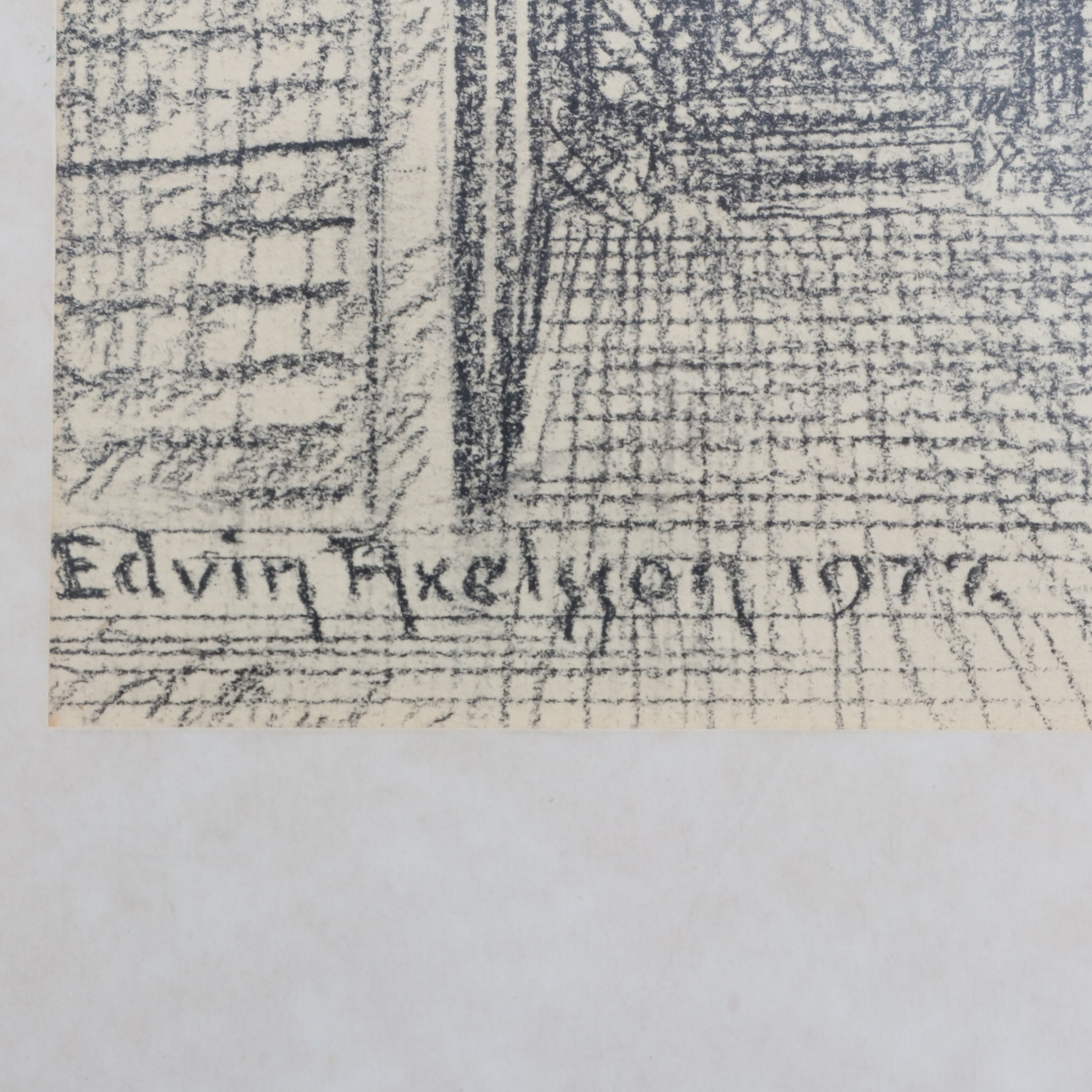 Images for 1707975. EDVIN AXELSSON. carbon drawing, signed and dated ...