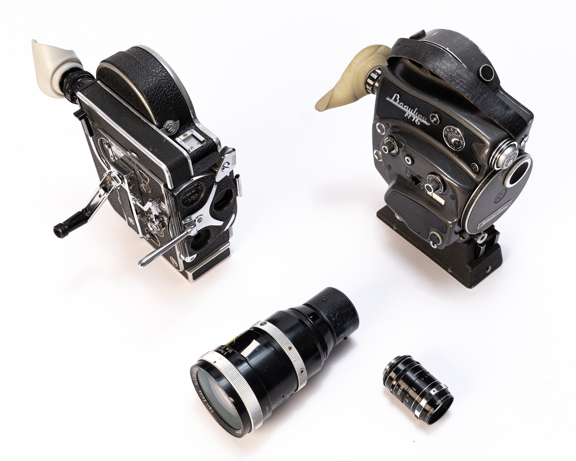 Paillard-Bolex, Beaulieu, zwei Kameras / Filmkameras, 'Bolex H16 Reflex ...