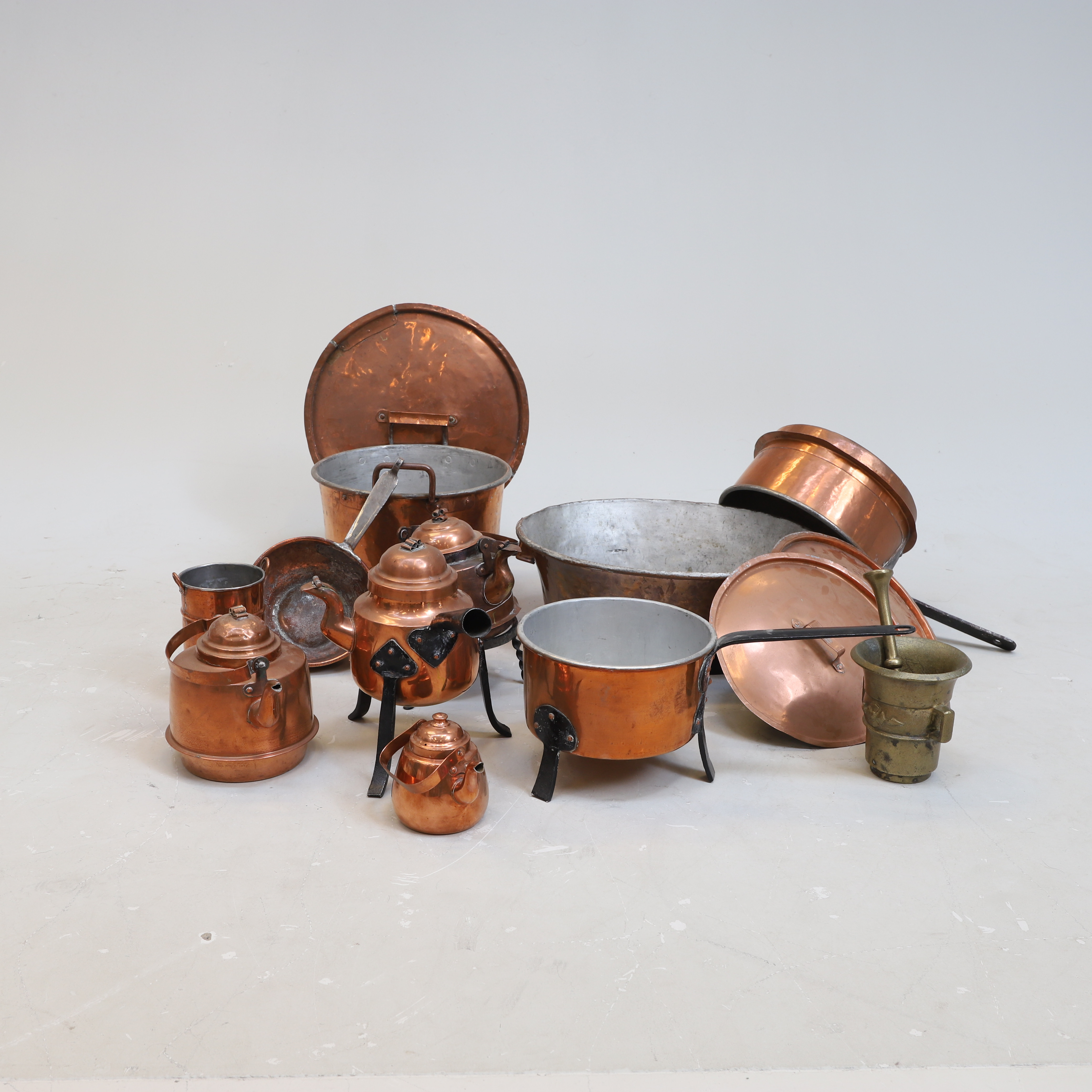 COPPER ITEMS, 19th and 20th centuries. Silver & Metal - Pewter, Brass ...