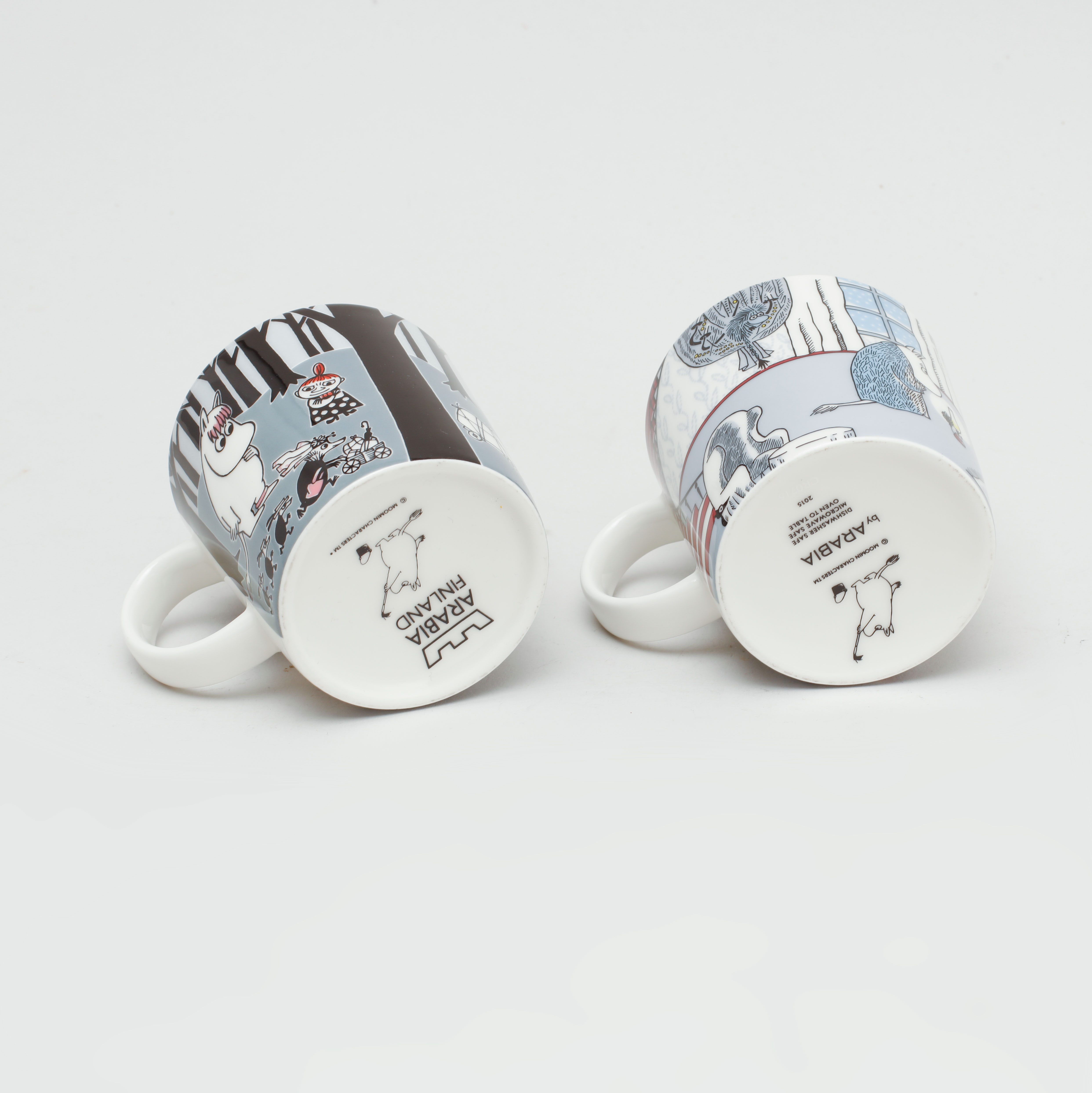 Images for 1710557. MOOMIN MUGS, 2 pcs, Moomin Characters, Arabia ...