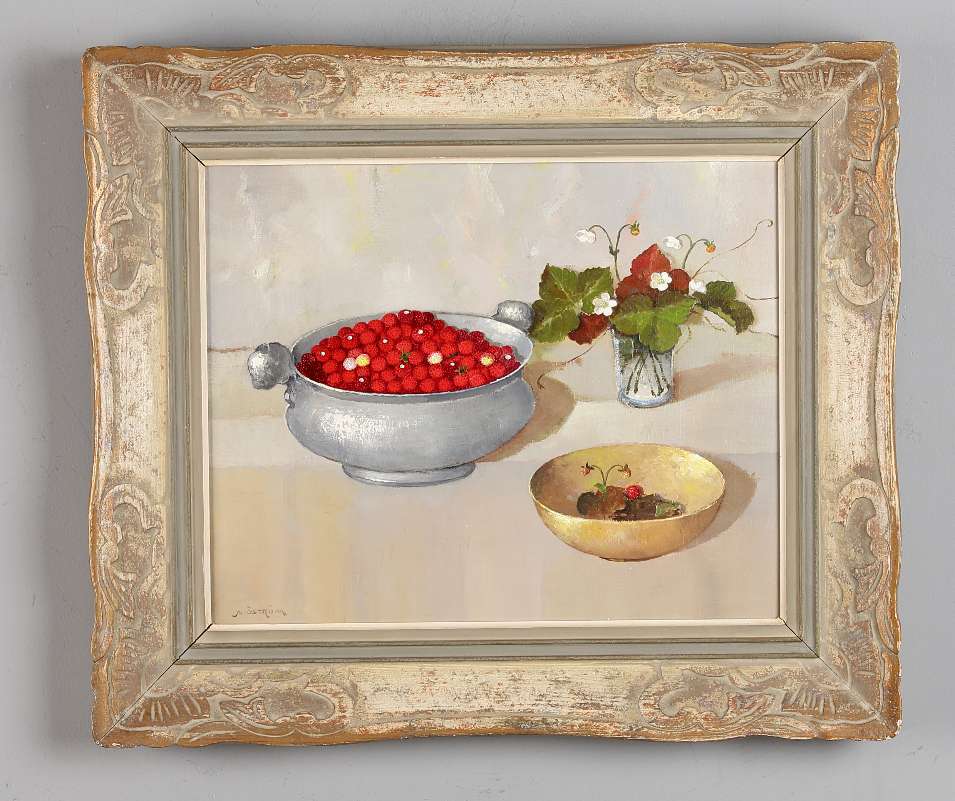 Images for 1711461. ARVID ÖSTRÖM. Still life. signed A. Öström, oil on ...