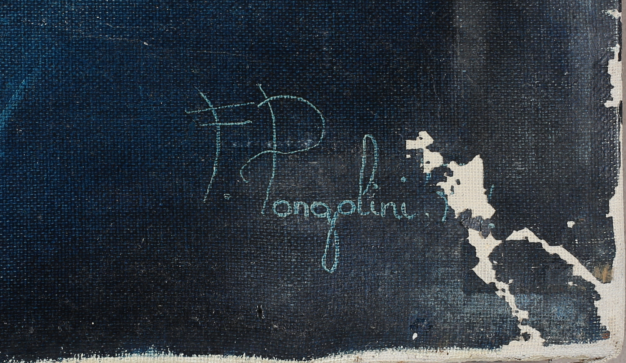 Images for 1722053. FRANCO PONGOLINI (1937-2012). Motif with Moose, oil ...