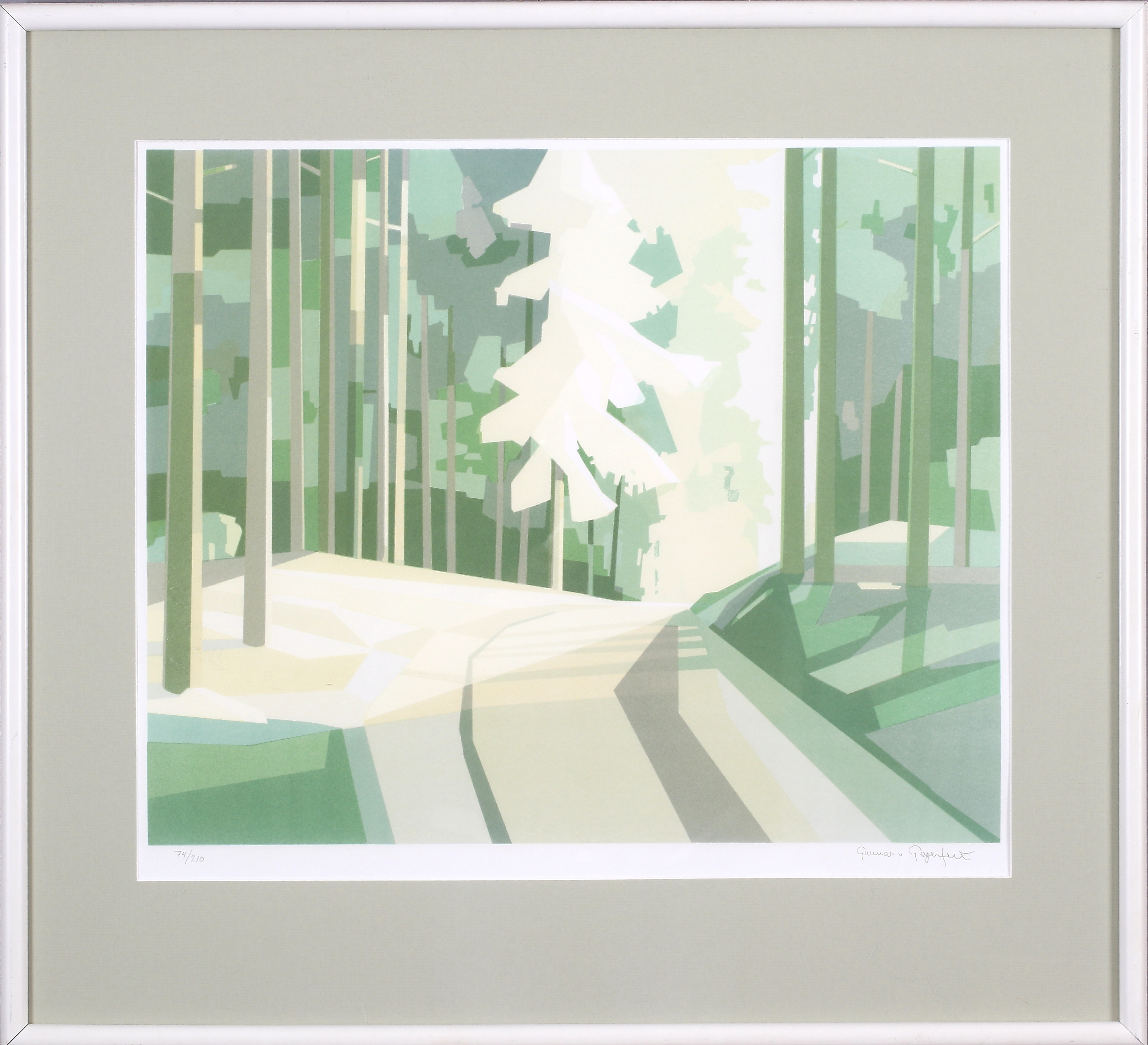 Images for 1722803. GUNNAR VON GEGERFELT. The road, lithograph, signed ...