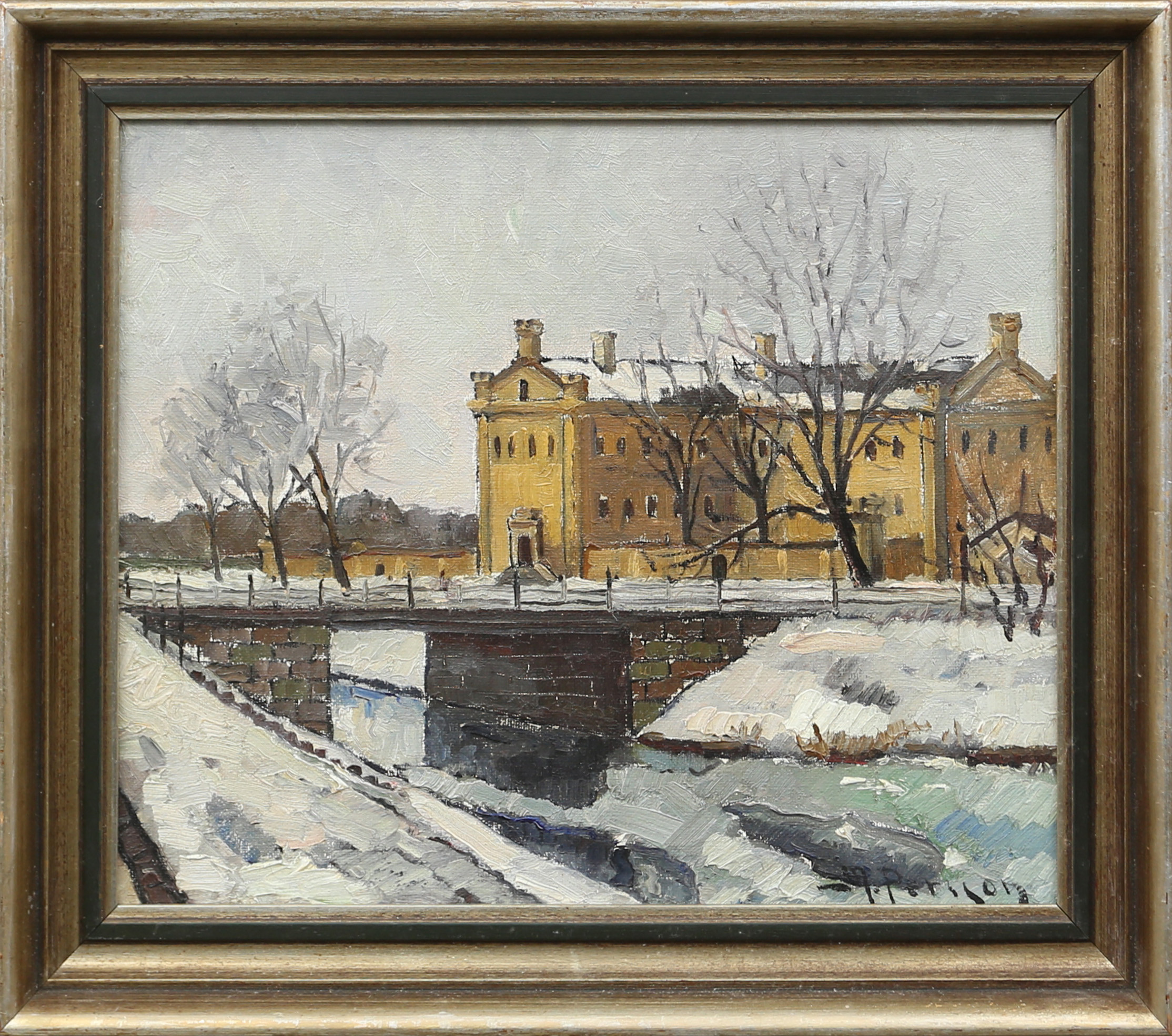 Images for 1723681. OIDENTIFIERAD KONSTNÄR. Possibly Örebro prison, oil ...