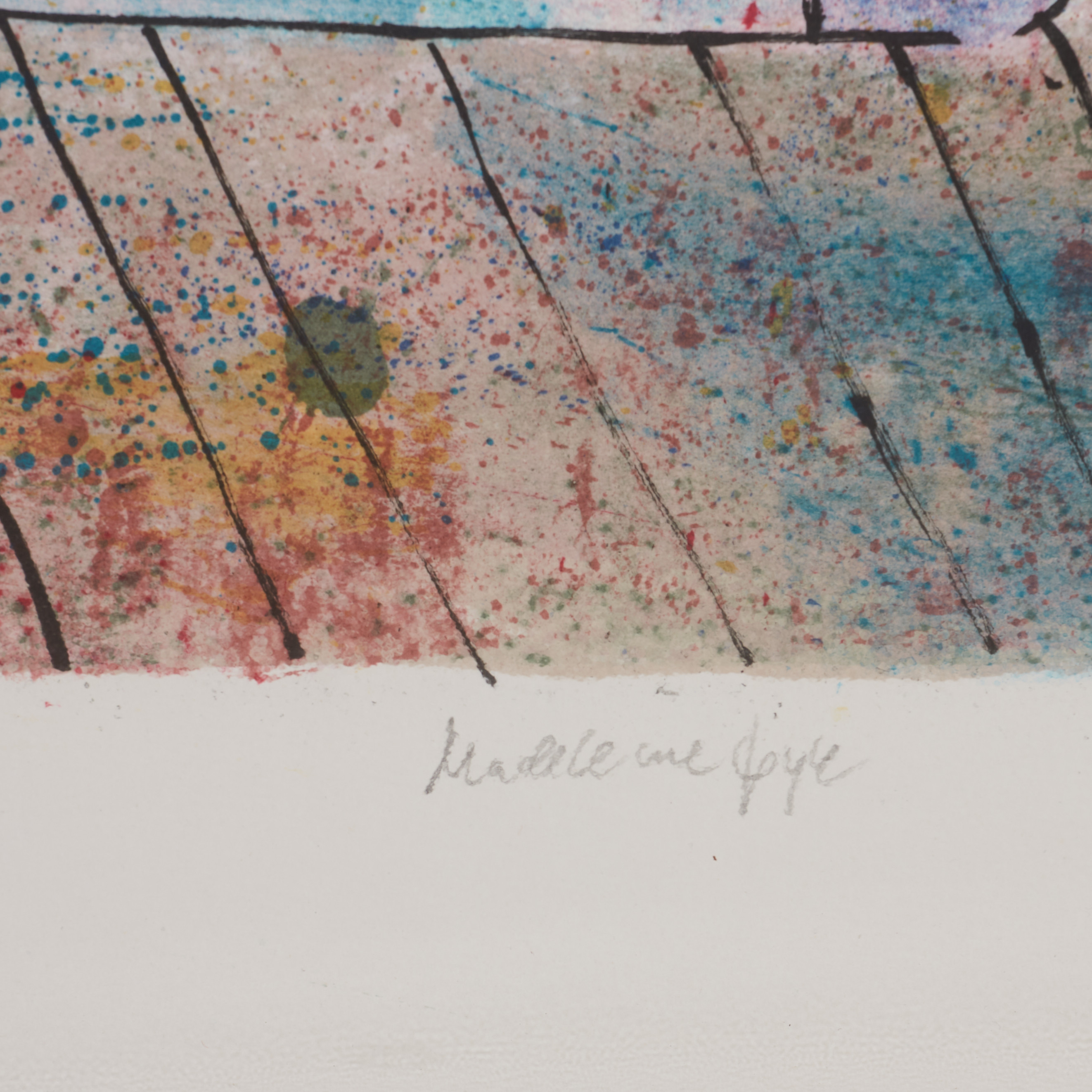 Images for 1729276. MADELEINE PYK. Figure scene, color lithograph ...