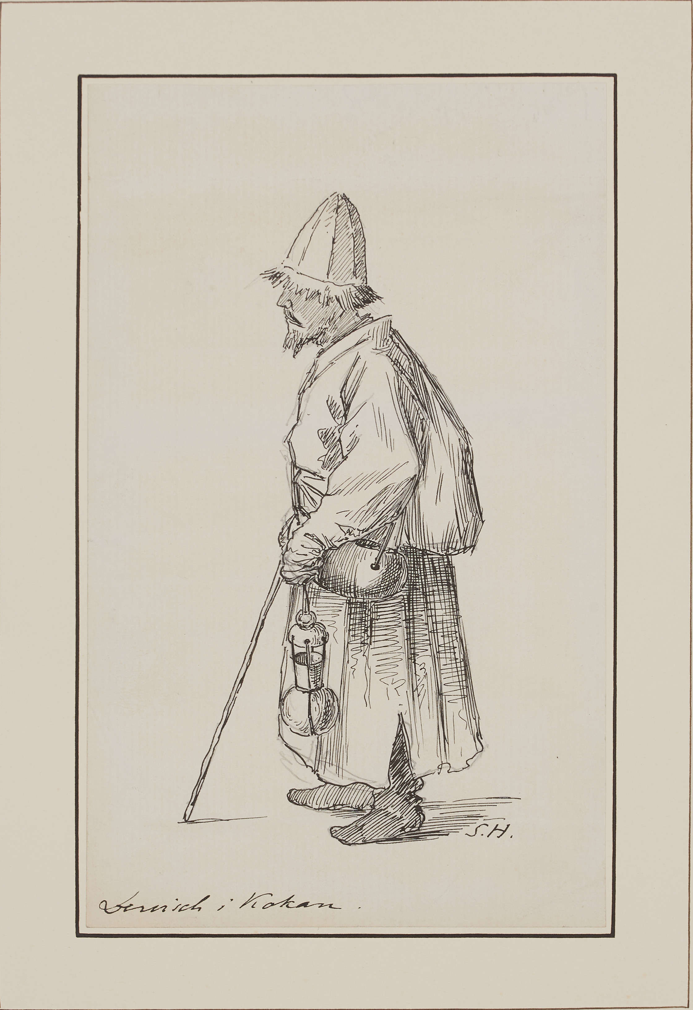 Images for 1742035. Sven Hedin drawing monogram signed. - Auctionet