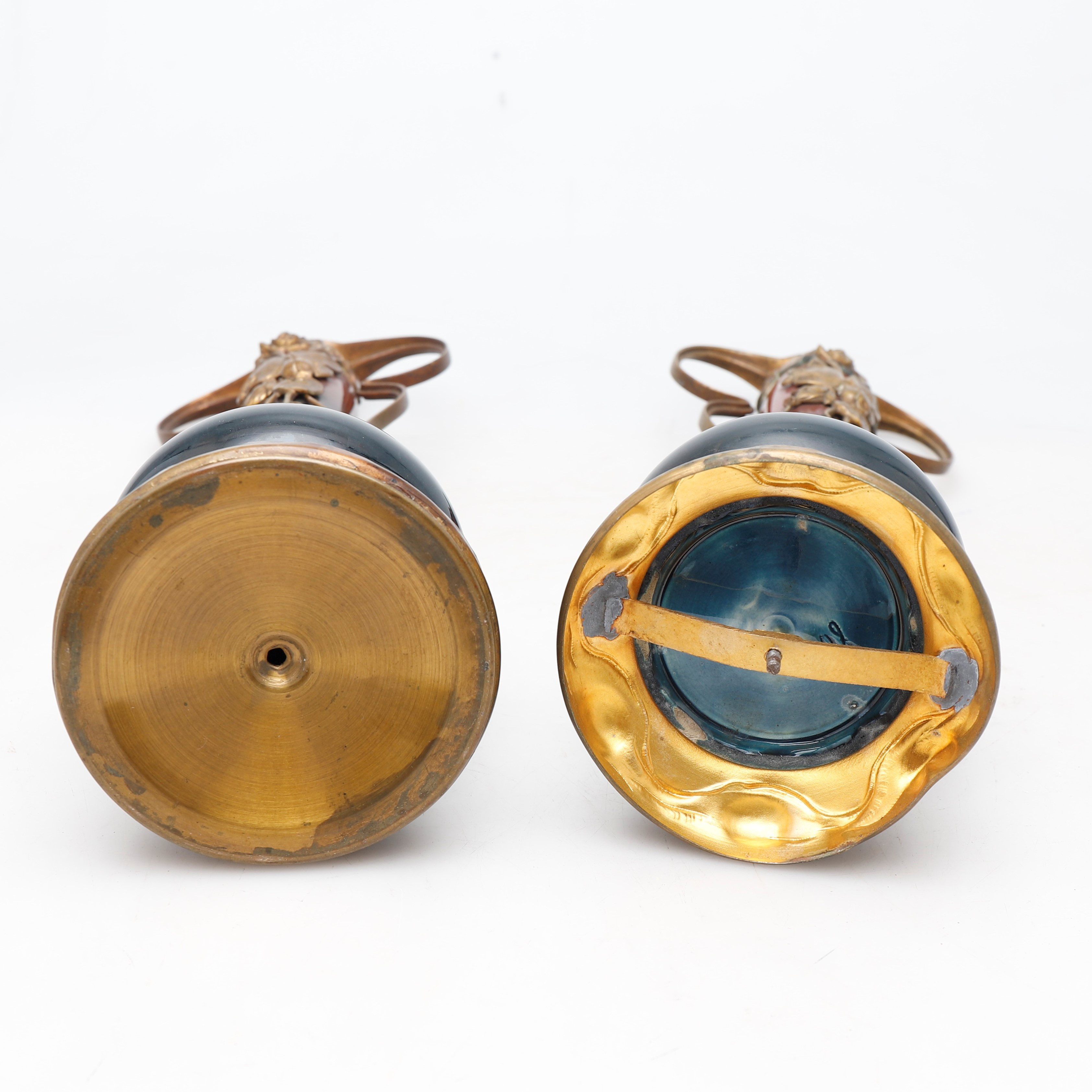 Images for 1746710. Pair of French or Belgian Art Nouveau vases in ...