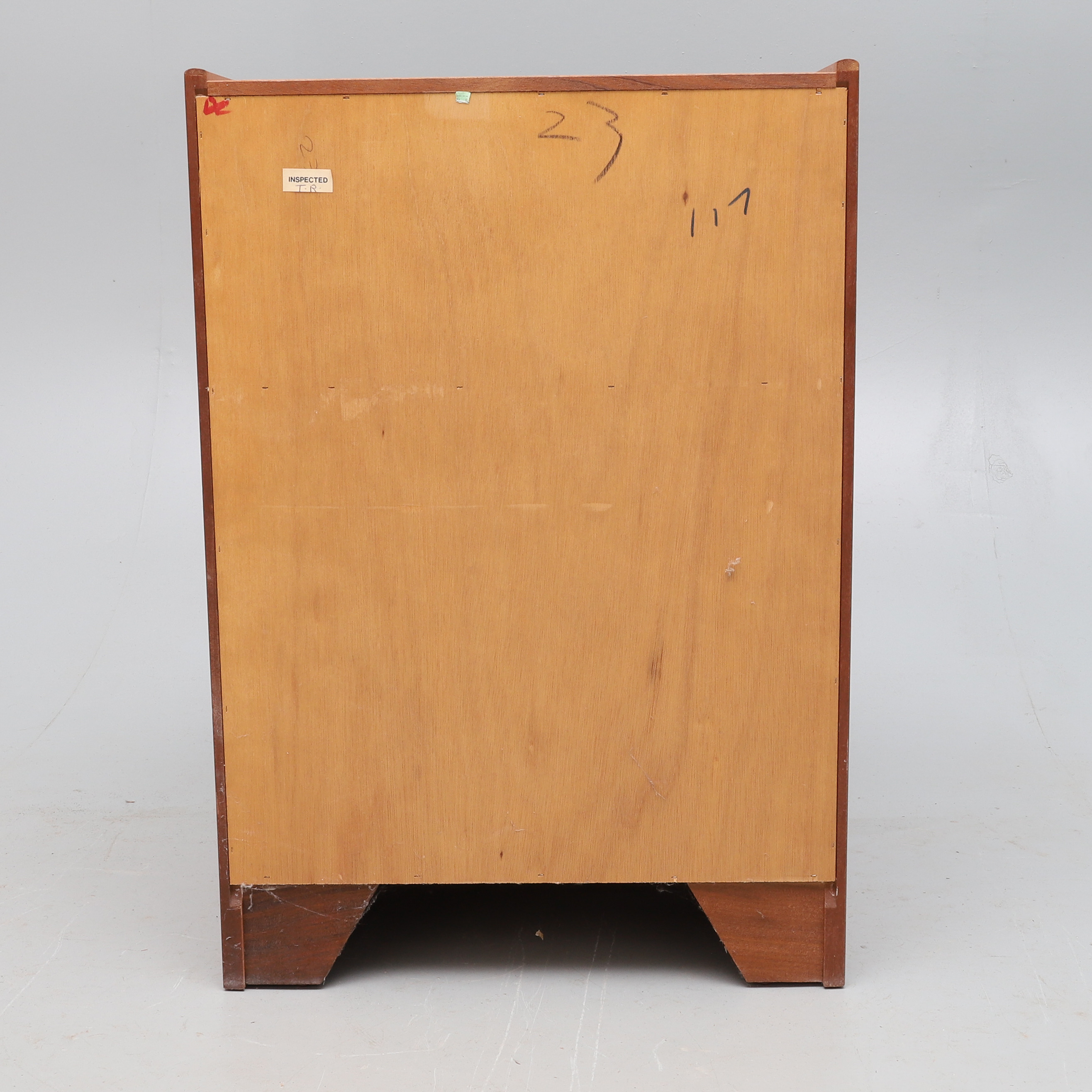 Images for 1751632. A RETRO NATHAN SQUARES TEAK DWARF CABINET. - Auctionet