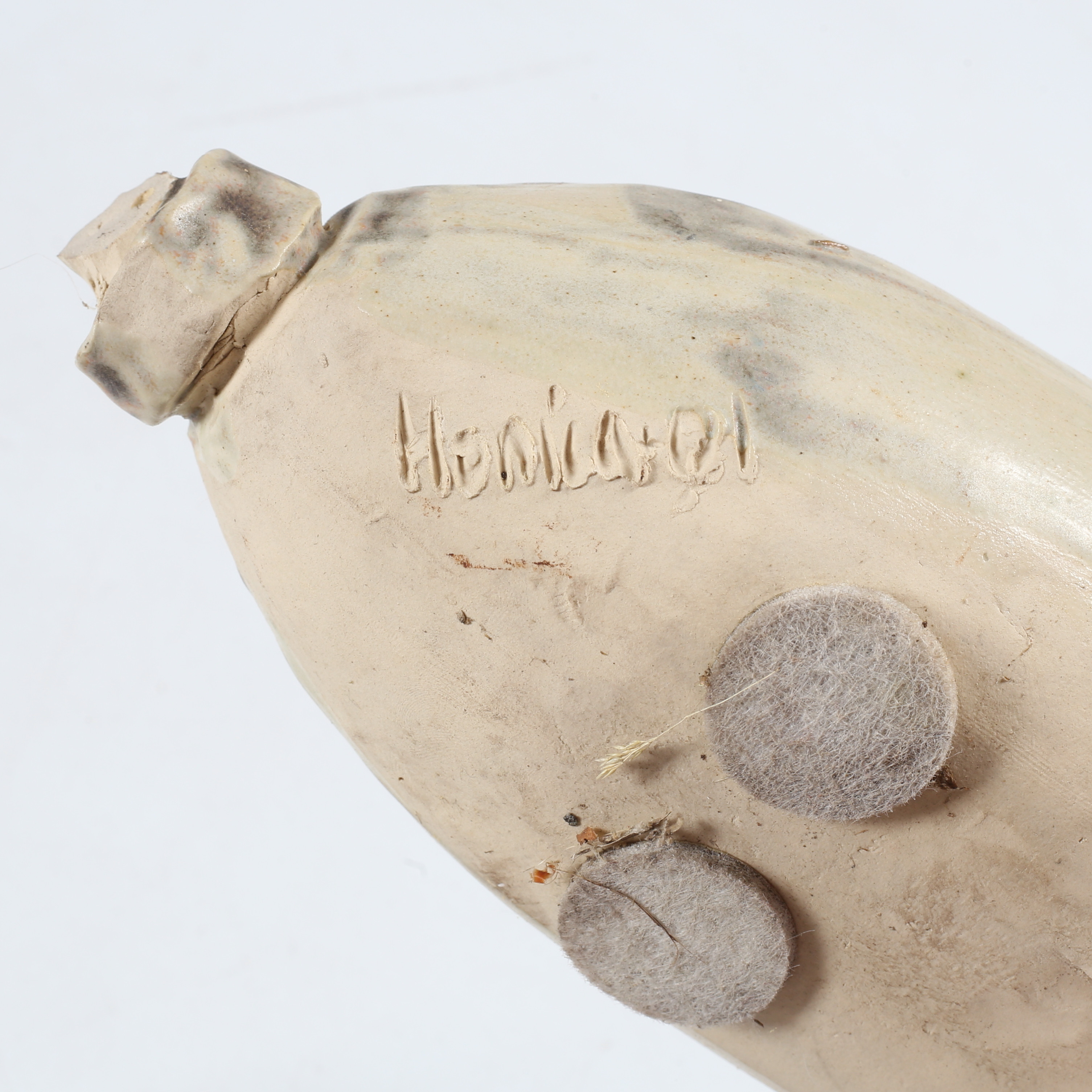 Images for 1770584. SCULPTURES, 2 pcs, ceramics, one signed Monica, 19 ...