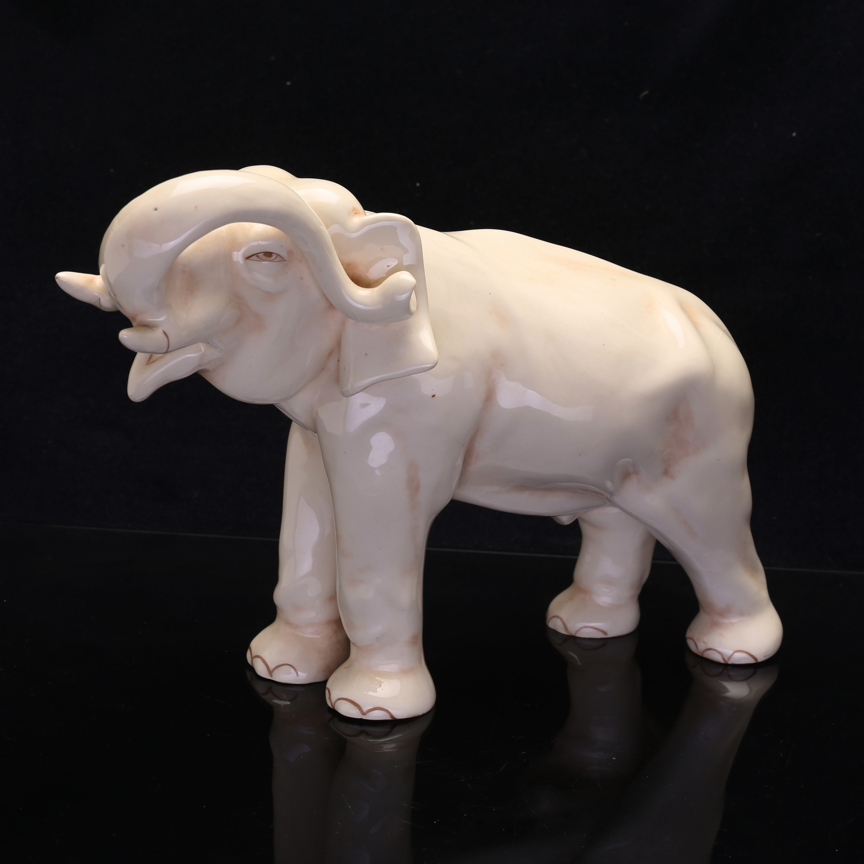Bilder zu 1771936. Figur, Porzellan, Elefant, Royal Dux ...