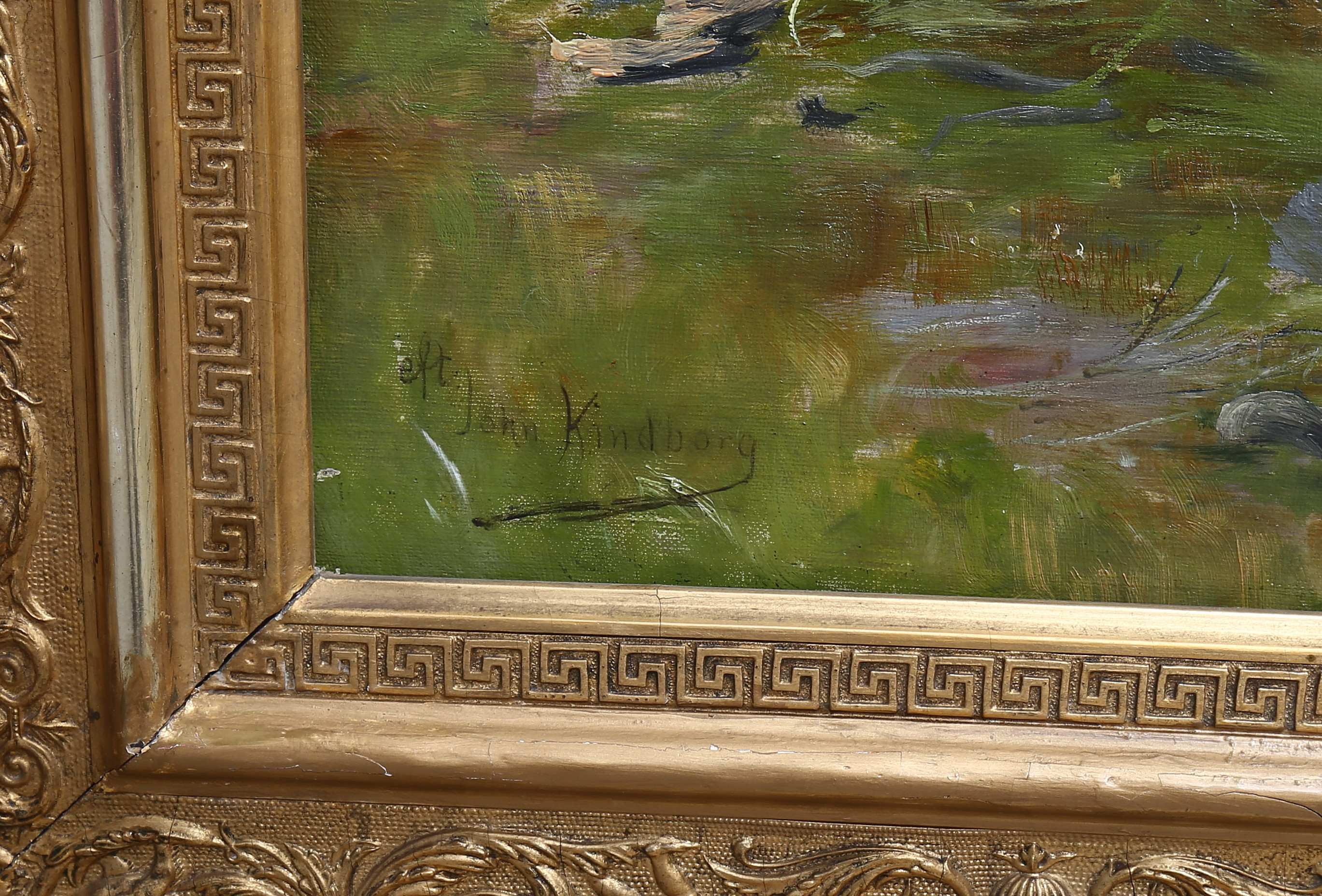 Images for 1776520. JOHN KINDBORG. After. Oil on canvas, forest ...