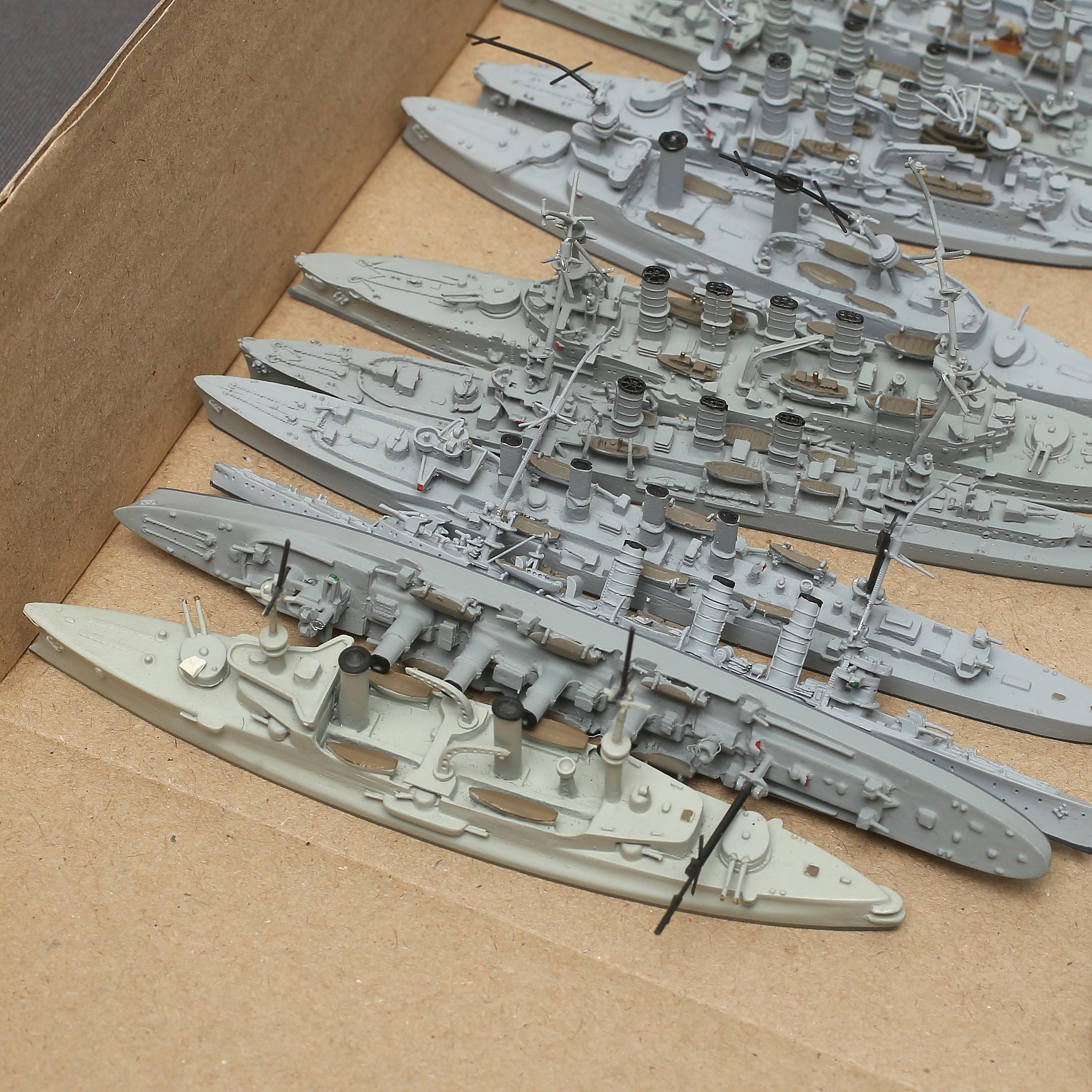 Images for 1776737. SHIP MODELS, approx. 45 warships, metal, Navis ...