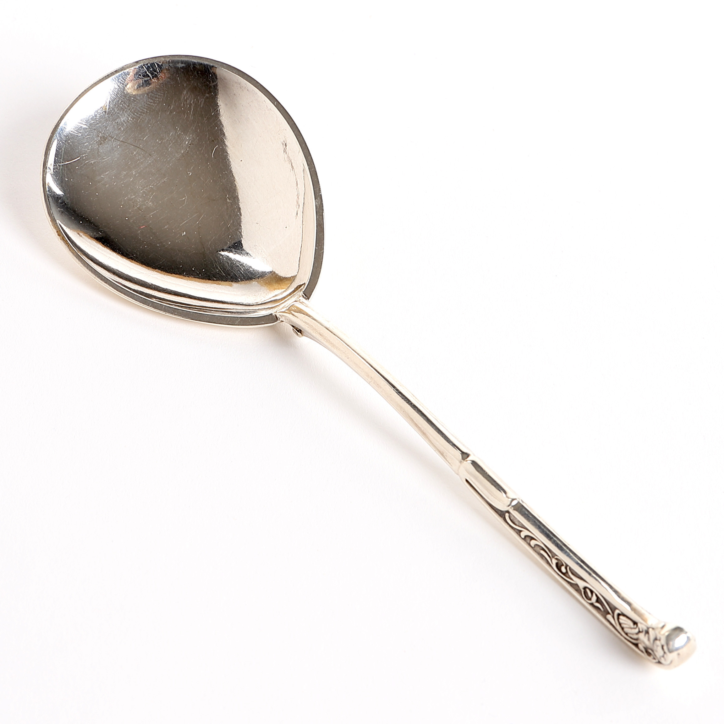 SUPSKED, silver, WC Wilhelm Christesen, kvalitetsstämplad av Simon ...