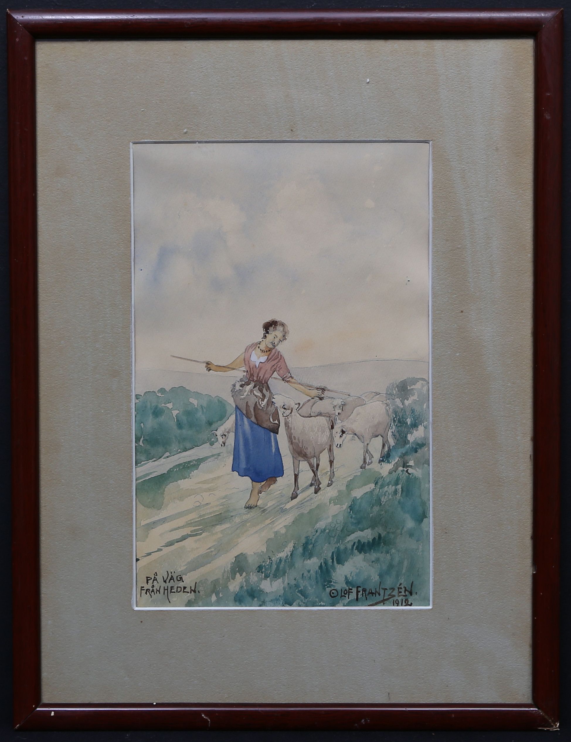 Images for 1782914. OLOF FRANTZÉN. On the way from the heath ...