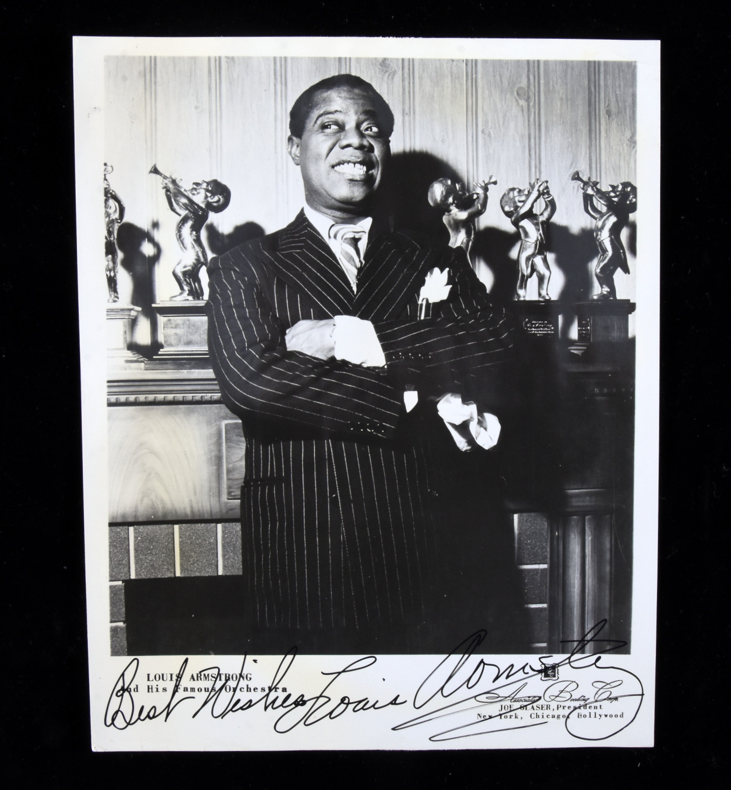 Images for 1788875. PHOTOGRAPH WITH LETTERS, signed by Louis Armstrong ...