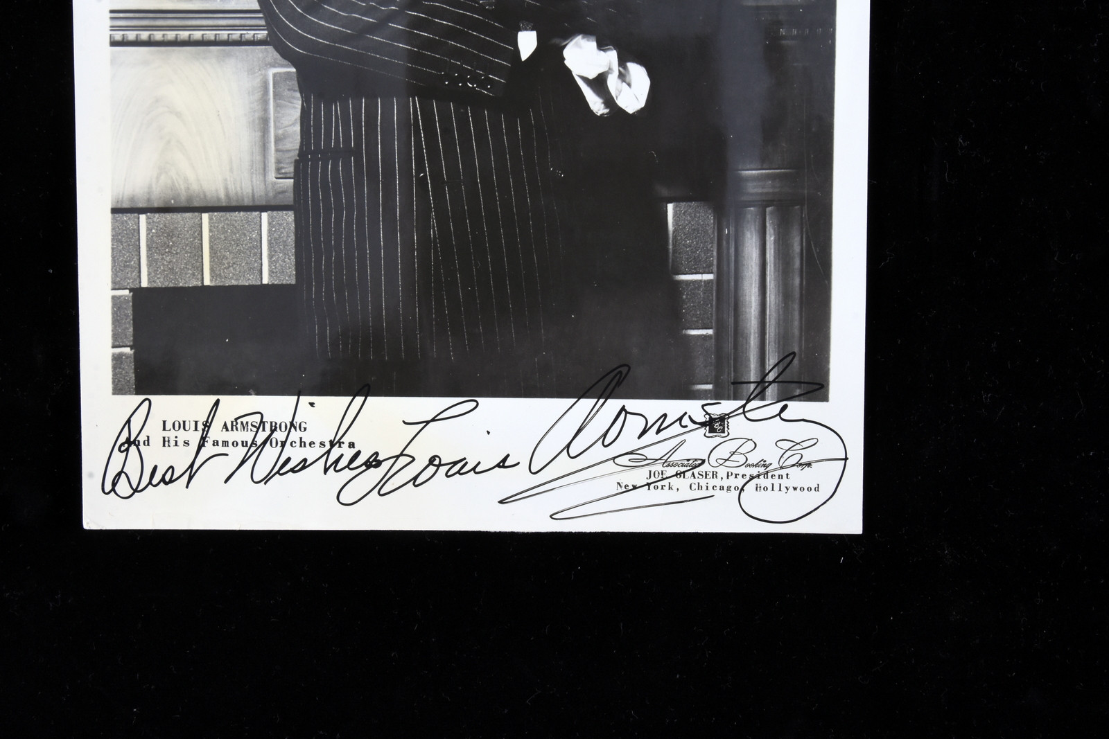 Images for 1788875. PHOTOGRAPH WITH LETTERS, signed by Louis Armstrong ...
