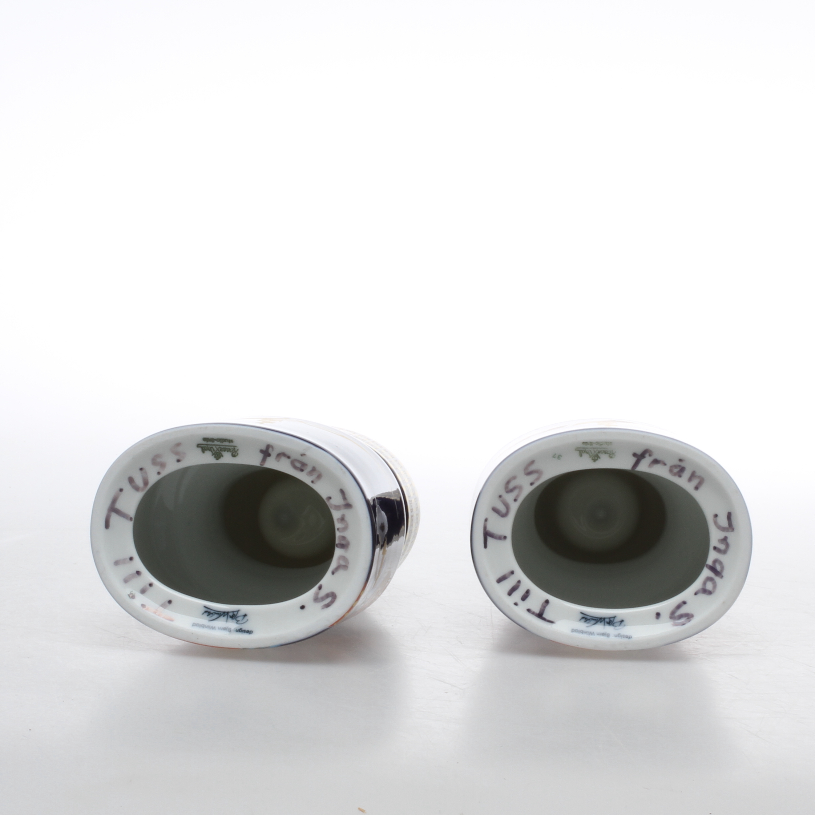 Images for 179098. CANDLES, 1 pair, porcelain, Björn Wiinblad ...