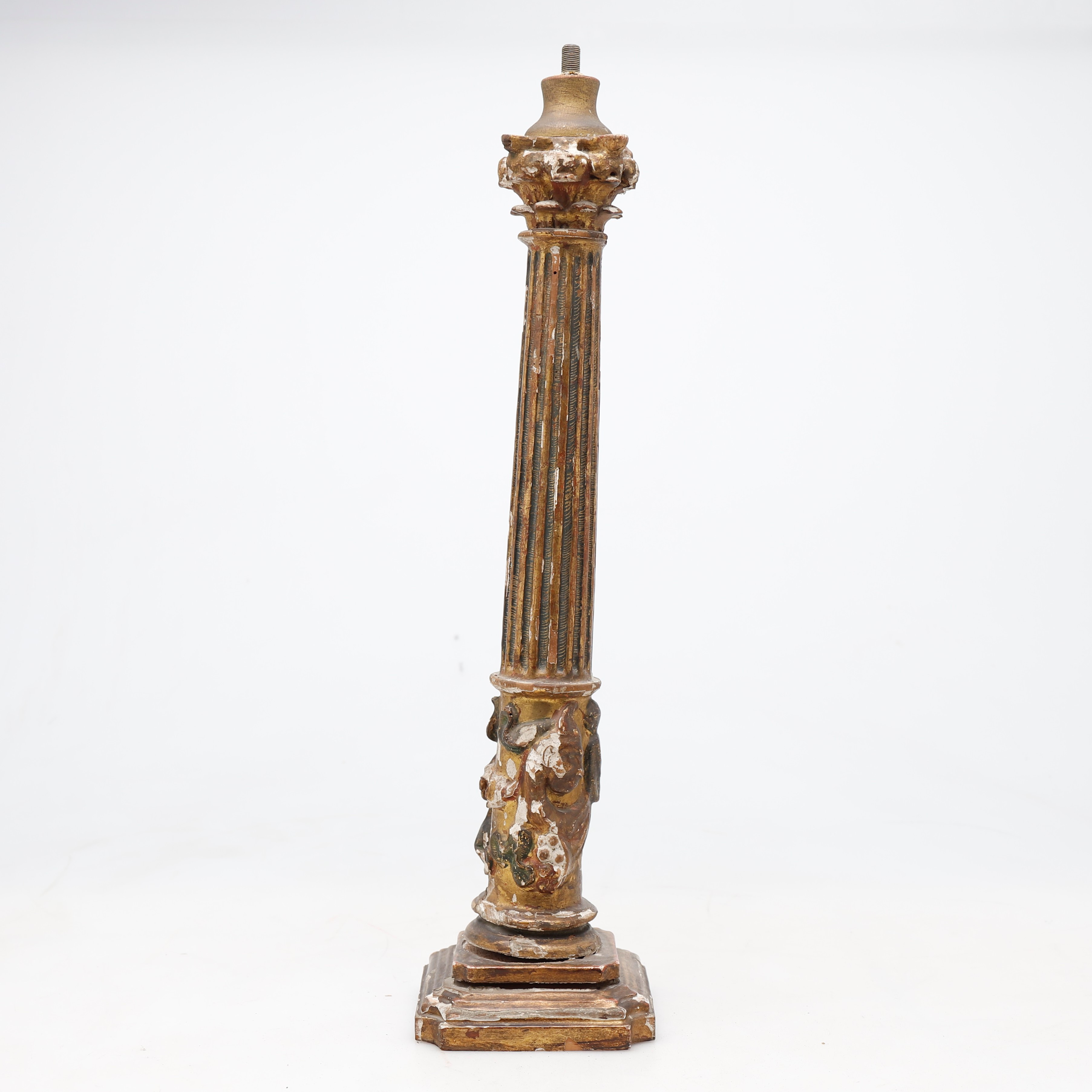 Imágenes para 1795917. Columna barroca española en madera tallada ...