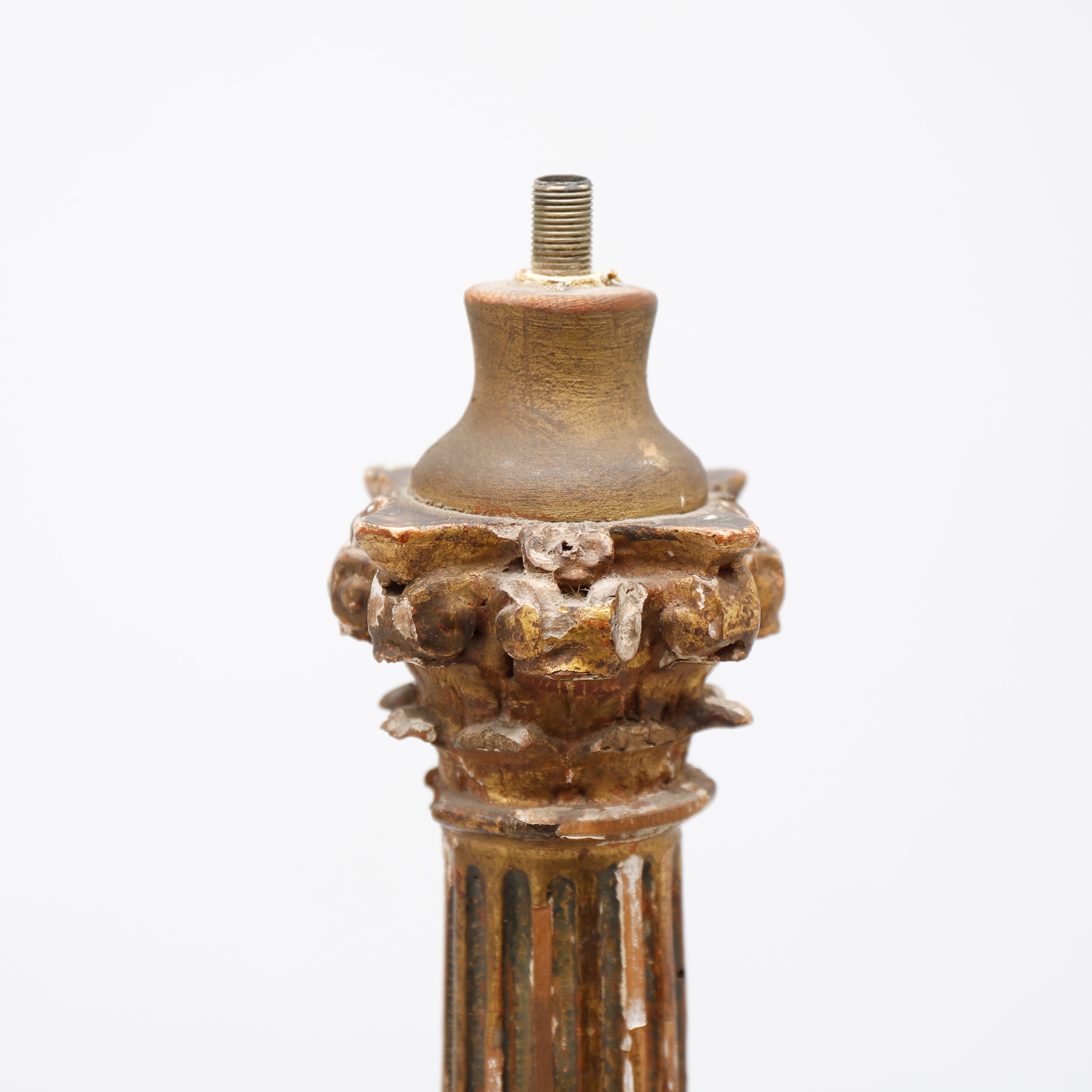 Imágenes para 1795917. Columna barroca española en madera tallada ...