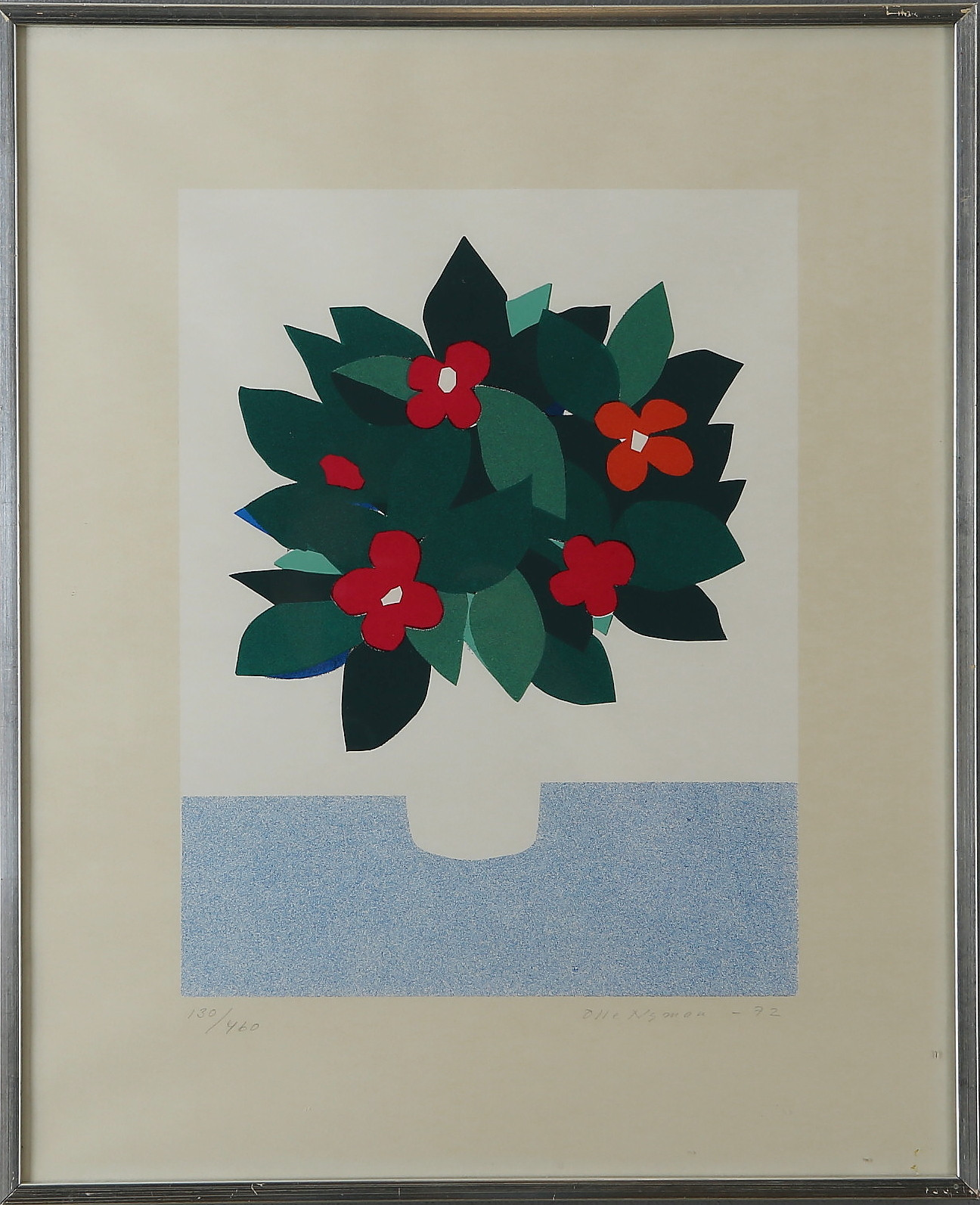 Images for 1798991. OLLE NYMAN. Color lithograph, floral still life ...
