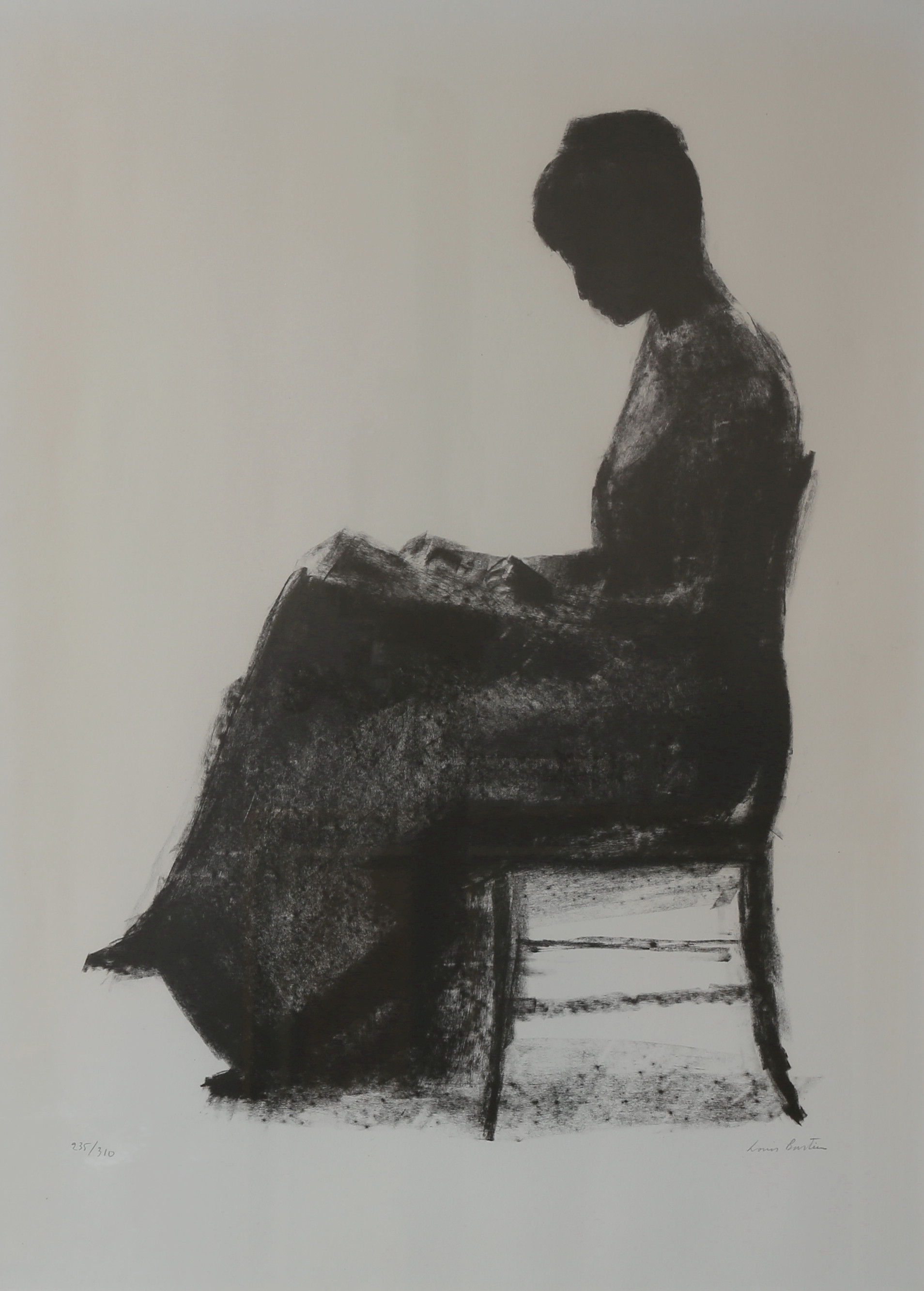 LOUIS BASTIN. litografi, numrerad 235/310, signerad. Konst - Grafik ...