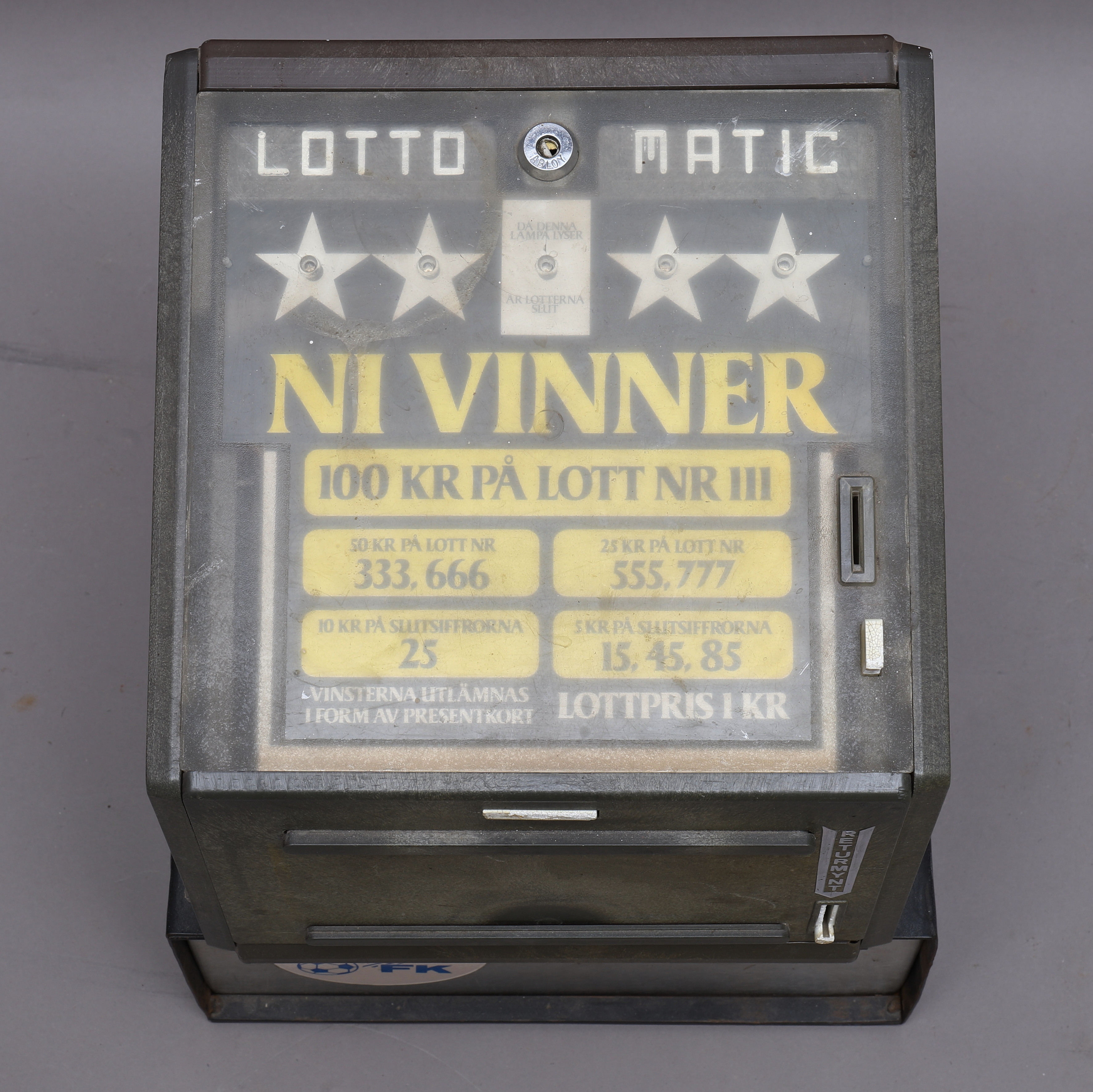 LOTTMASKIN, Lottomatic. Övrigt - Modern Teknik & Elektronik - Auctionet