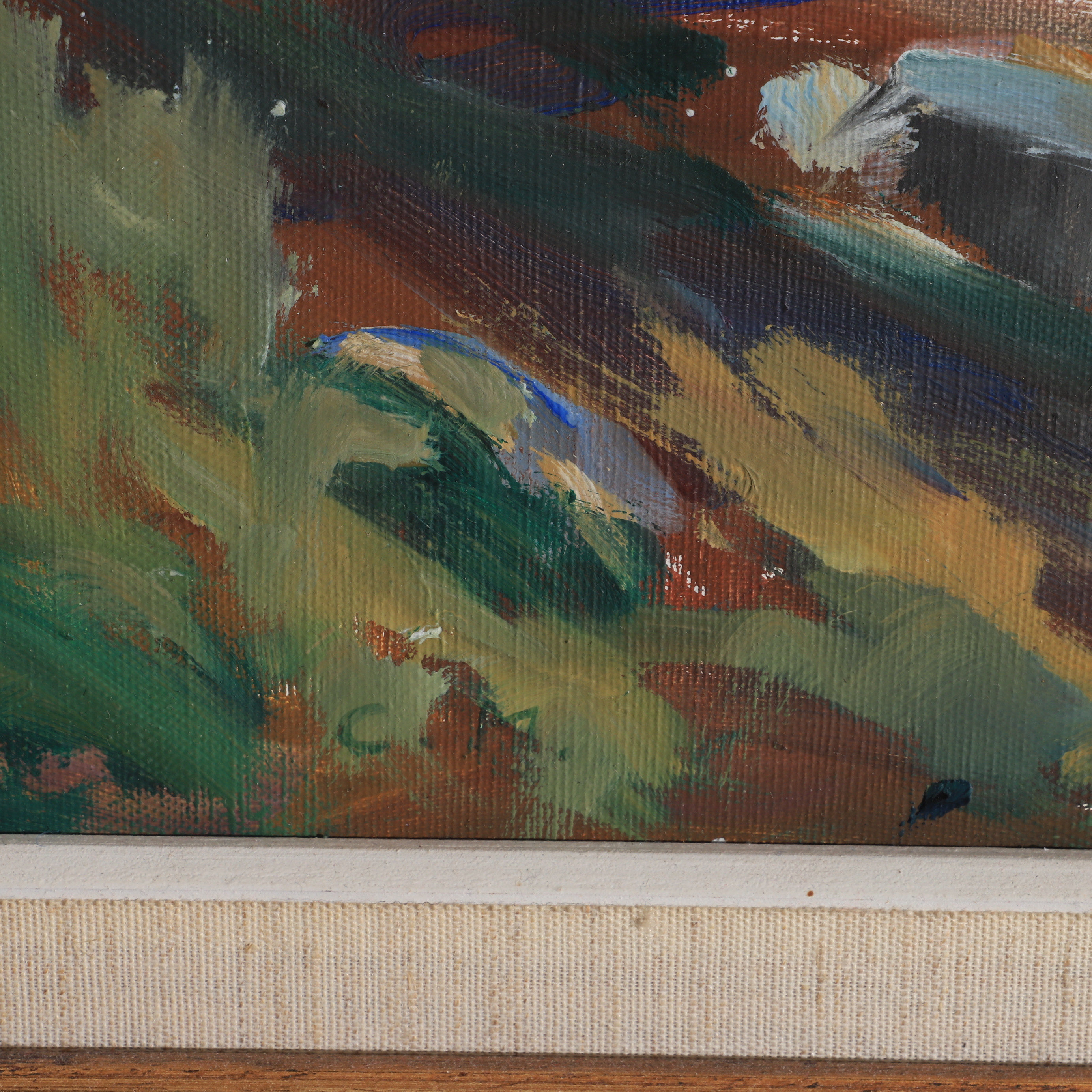 1809844. CHRIST MARTIN. "Taivas ja meri II", öljy kankaalle ...