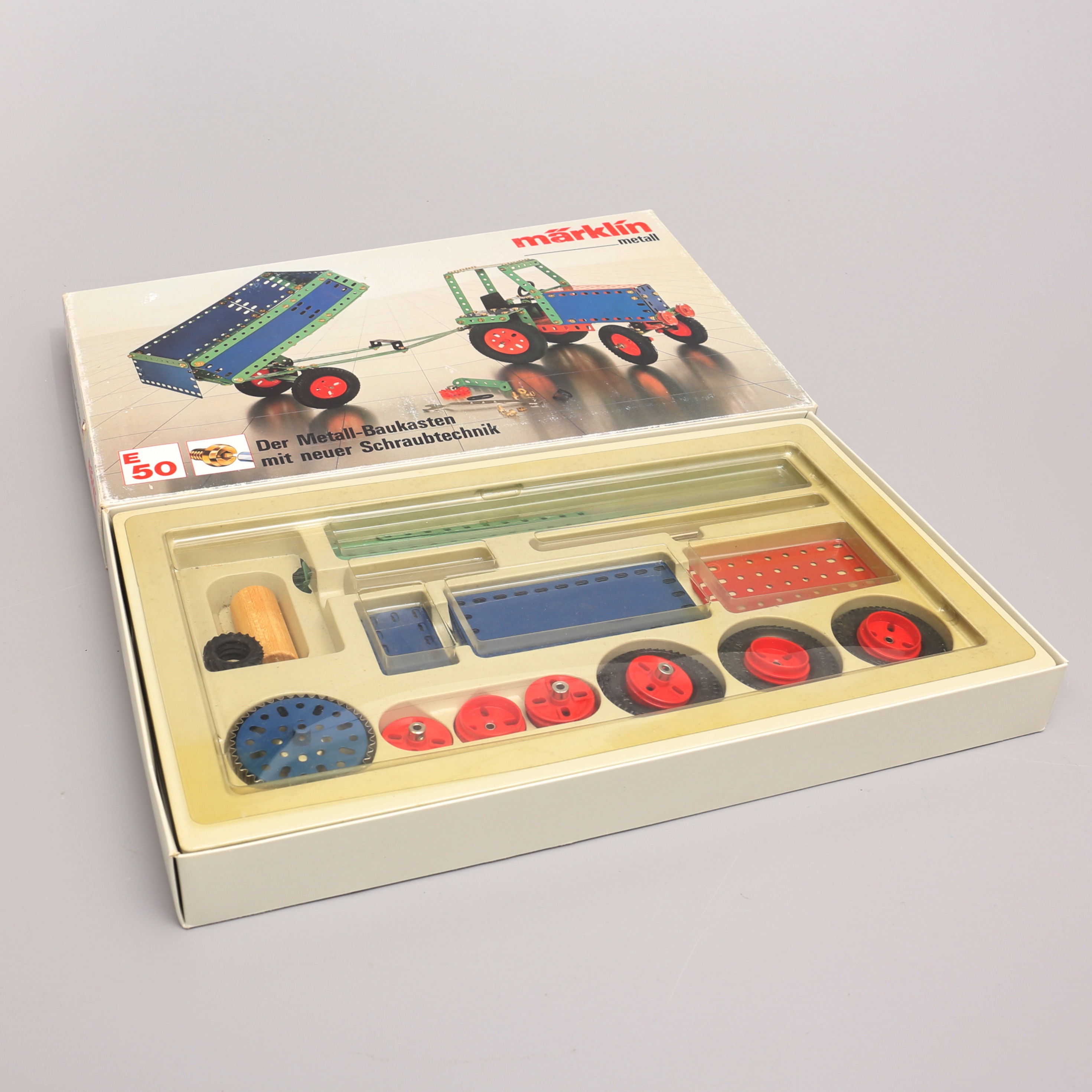 Images for 1812791. TOYS, tractor with trolley and crane, Mekano ...