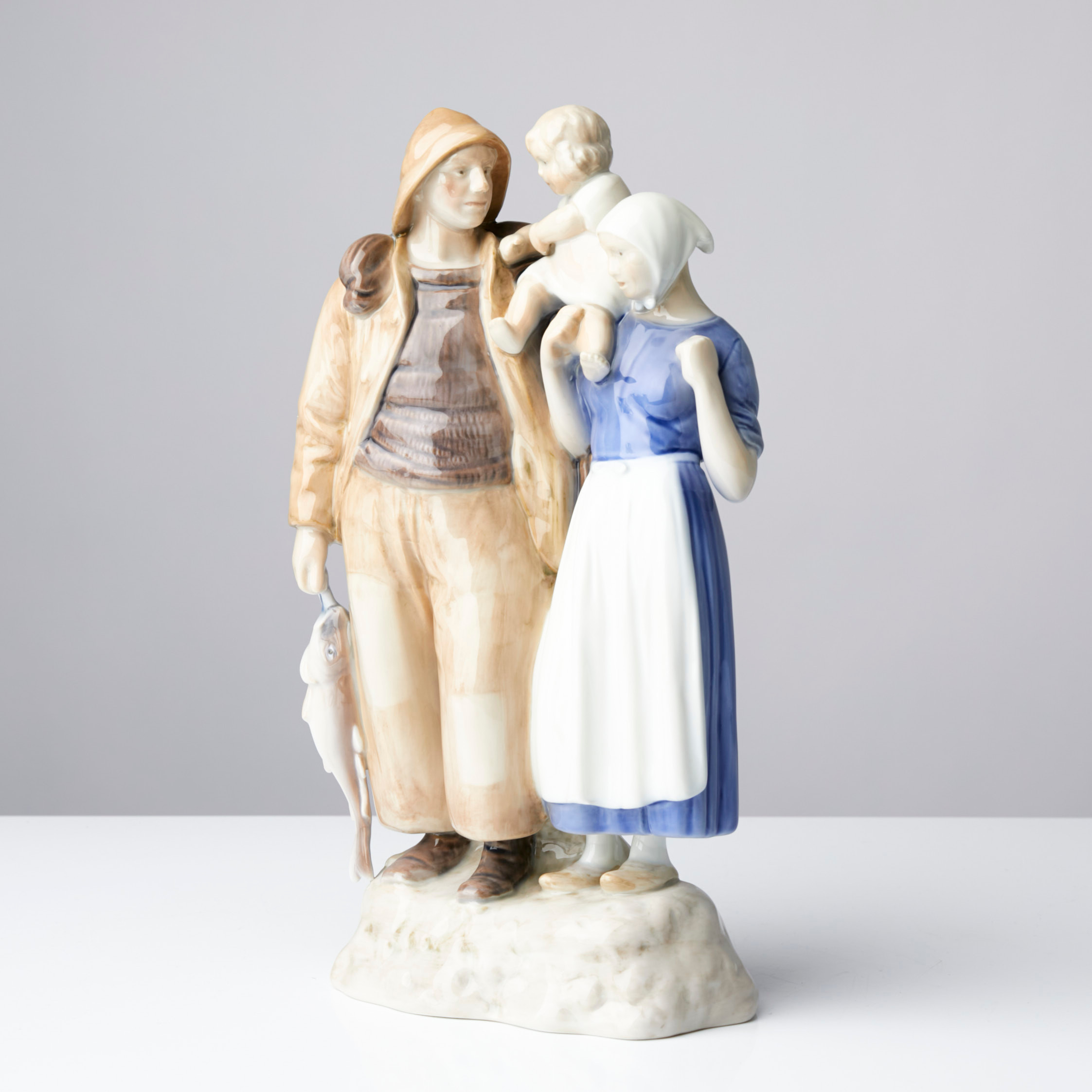 Images for 1813980. BING & GRÖNDAHL, figurine, "Fisher family", Axel ...