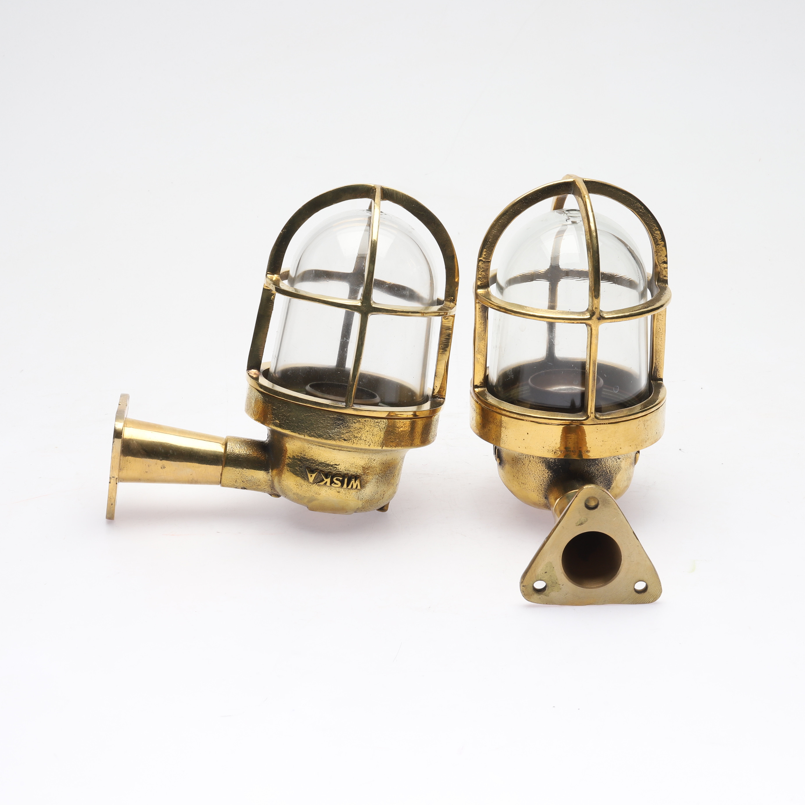 Images for 1816732. SHIP LIGHTING, 2 pcs, with wall bracket, brass ...