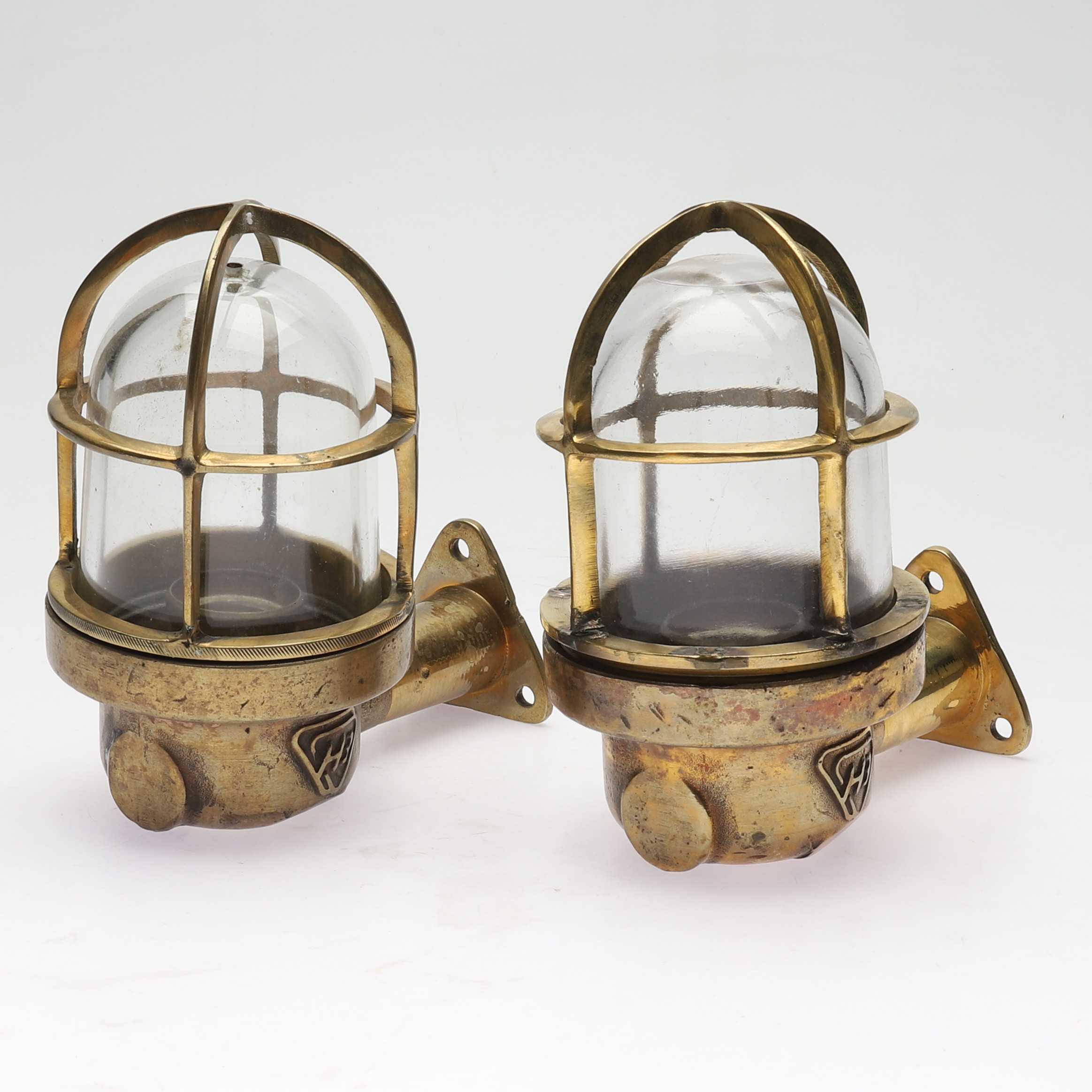 Images for 1816743. SHIP LIGHTING, 2 pcs, with wall bracket, brass ...