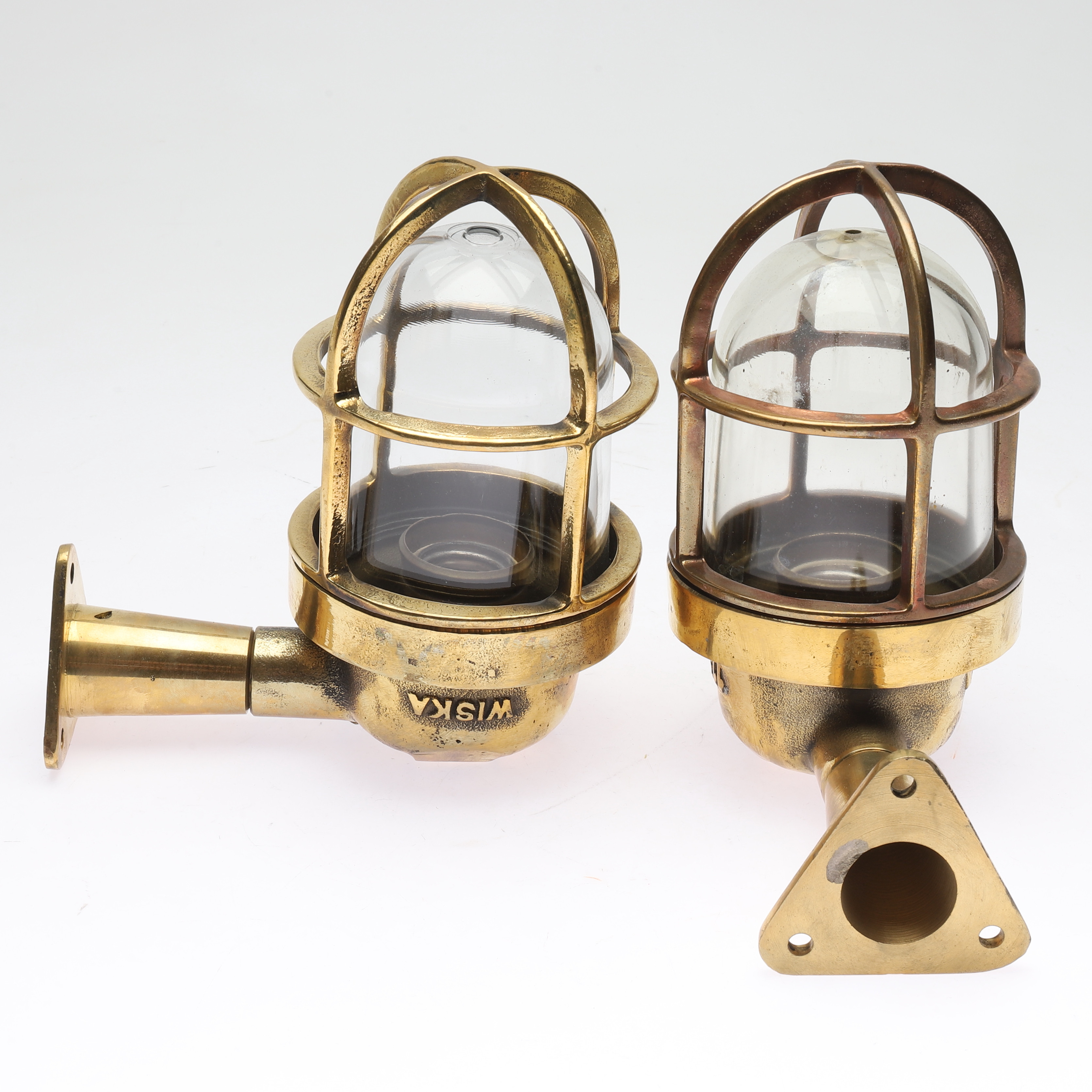 Images for 1816744. SHIP LIGHTING, 2 pcs, with wall bracket, brass ...