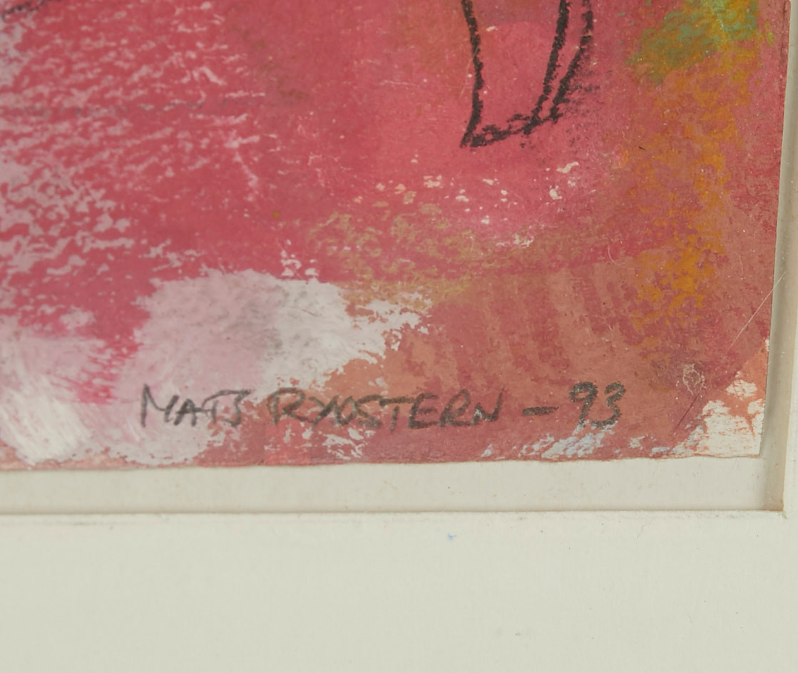 Images for 1818550. MATS RYDSTERN (FÖDD 1952). Oil on paper, signed ...