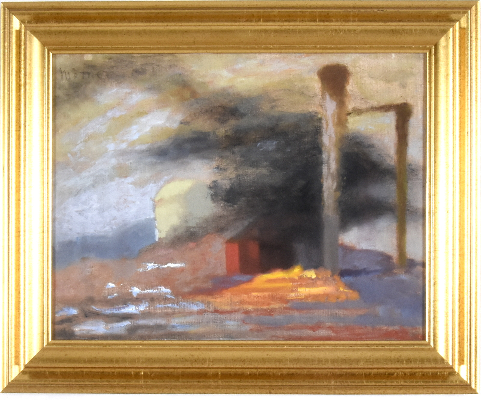 STELLAN MÖRNER. Olja på duk. Konst - Måleri - Auctionet